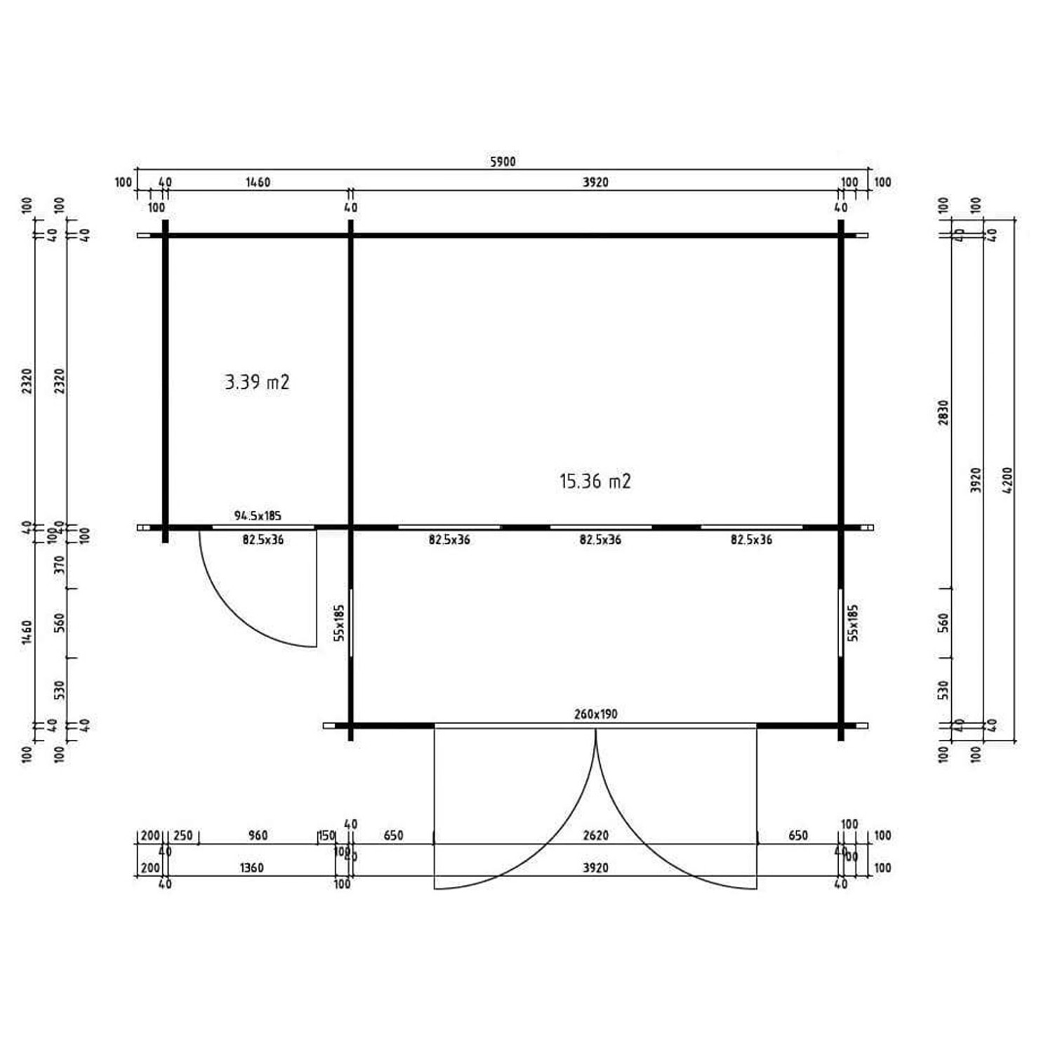 Alpholz Gartenhaus Lausitz ISO Pultdach 590 cm x 420 cm Braun kaufen ... Alpholz Gartenhaus Lausitz ISO Pultdach 590 cm x 420 cm Braun kaufen ...