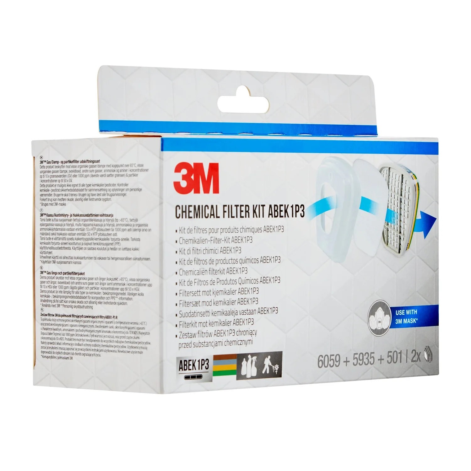 3M Filter 6004 PRO1 ABEK1P3 Weiß 1 Set kaufen bei OBI