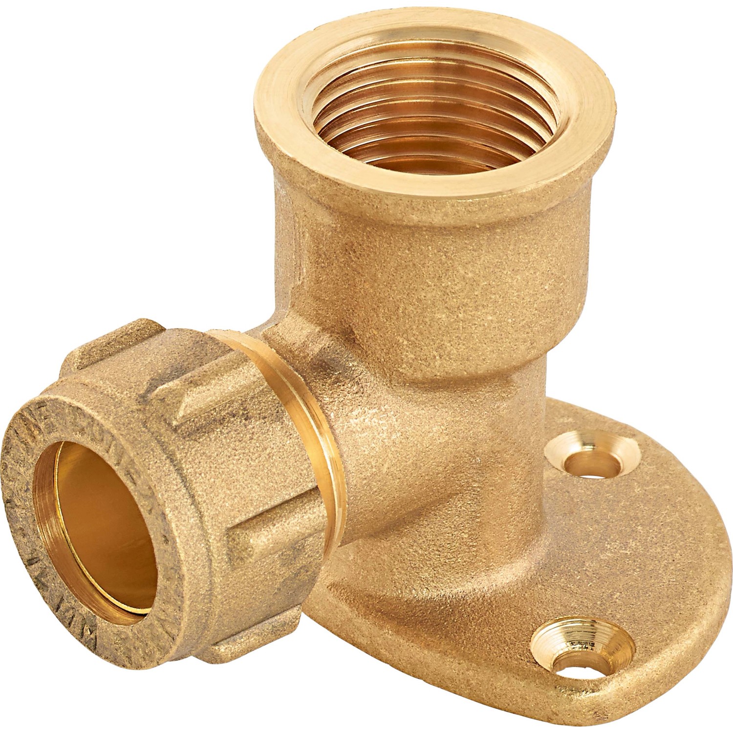 Klemm-Wandwinkel Ø 15 mm x 18,6 mm (Rp 1/2) Messing kaufen bei OBI