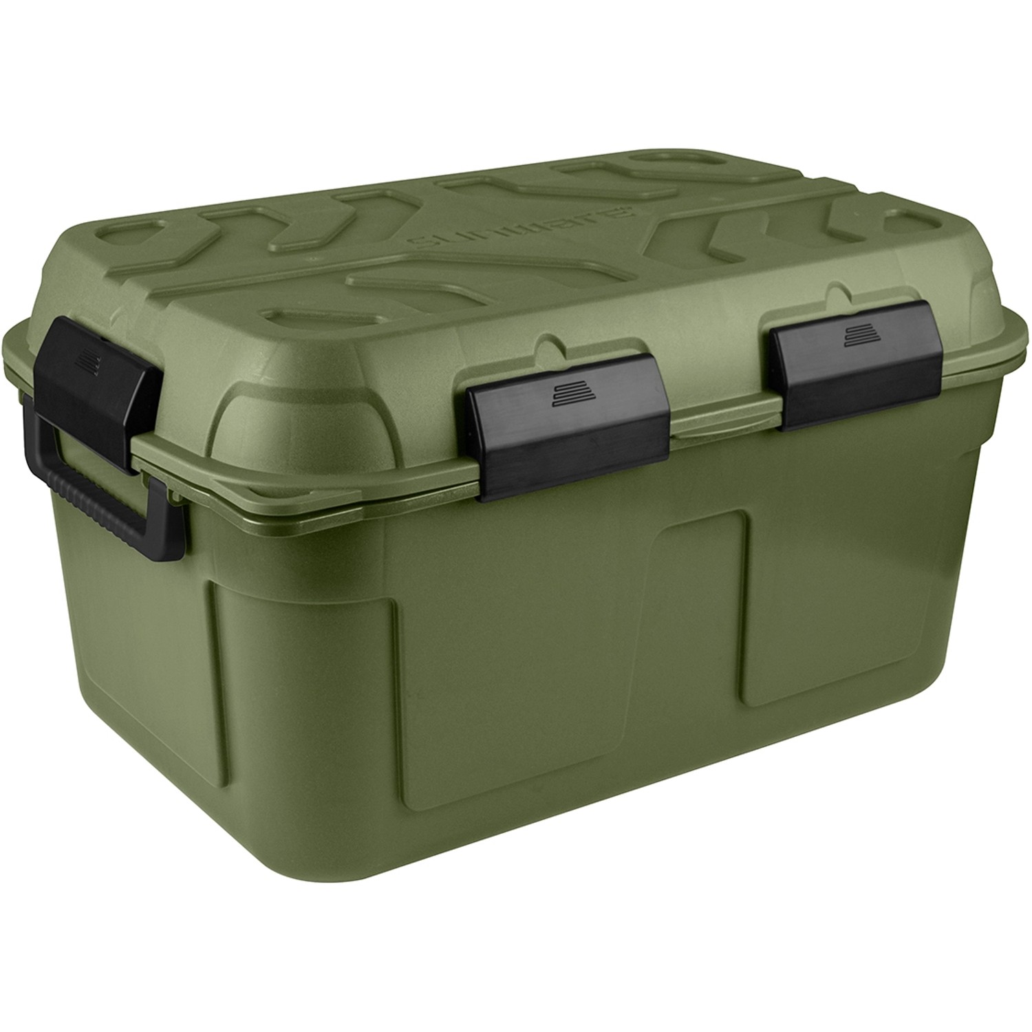 Q-line Aufbewahrungsbox Grün-Schwarz wasserdicht 130 L (HxBxT) 42,5x54 ...