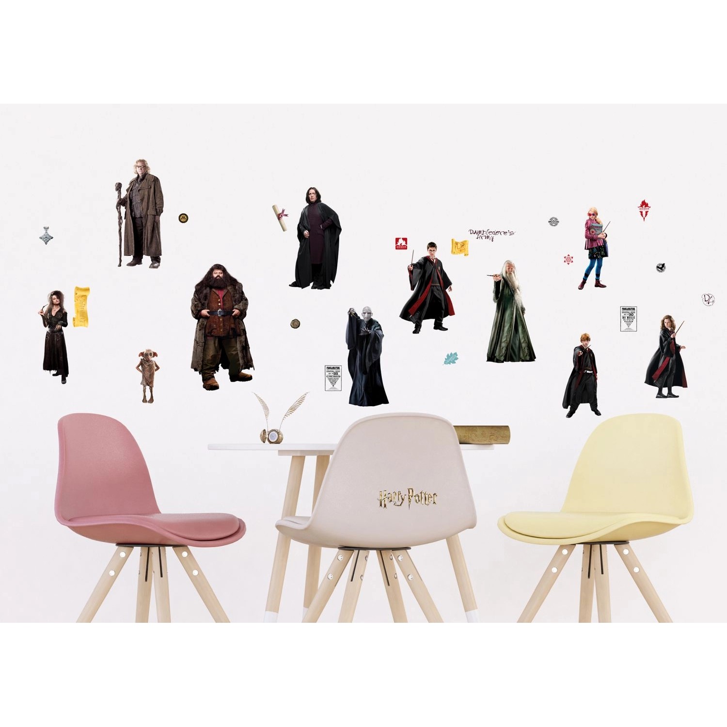 Sanders & Sanders Wandtattoo Harry Potter Grau 65 x 42.5 cm 601346 ...