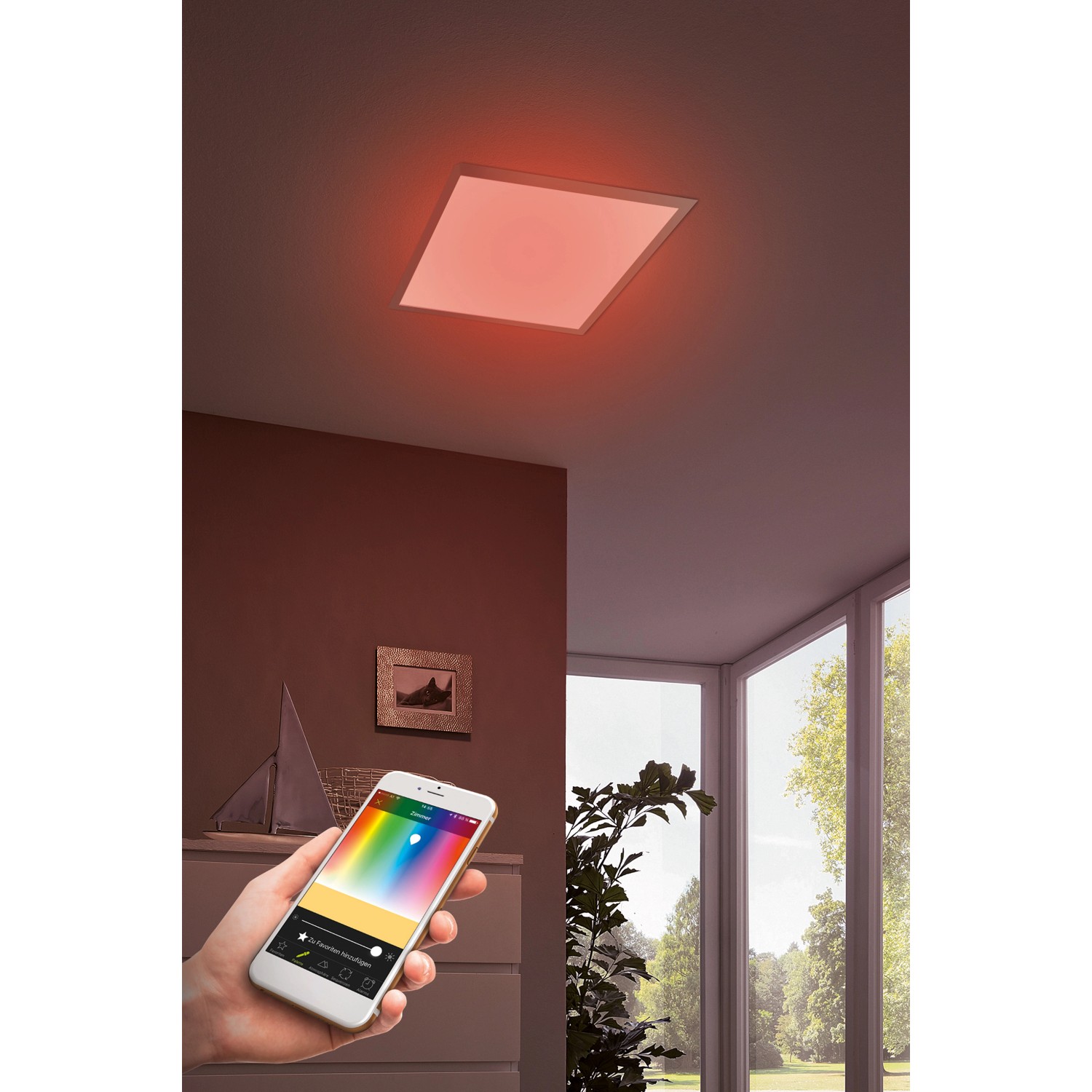 Eglo Connect LED-Panel Salobrena Weiß 59,5 cm x 59,5 cm kaufen bei OBI