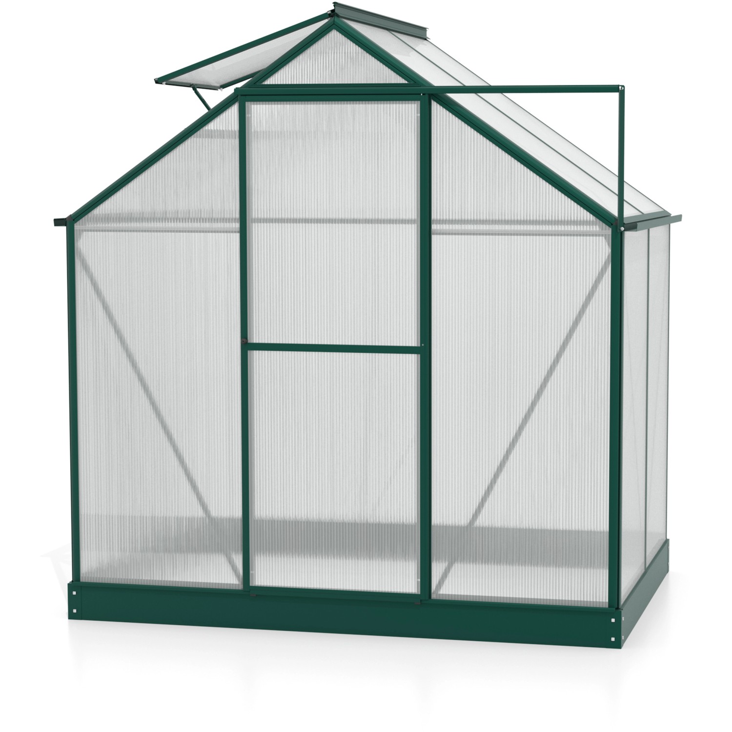 Vitavia Gewächshaus Triton 2500 Smaragd 2,5 m² inkl. Fundament kaufen ...