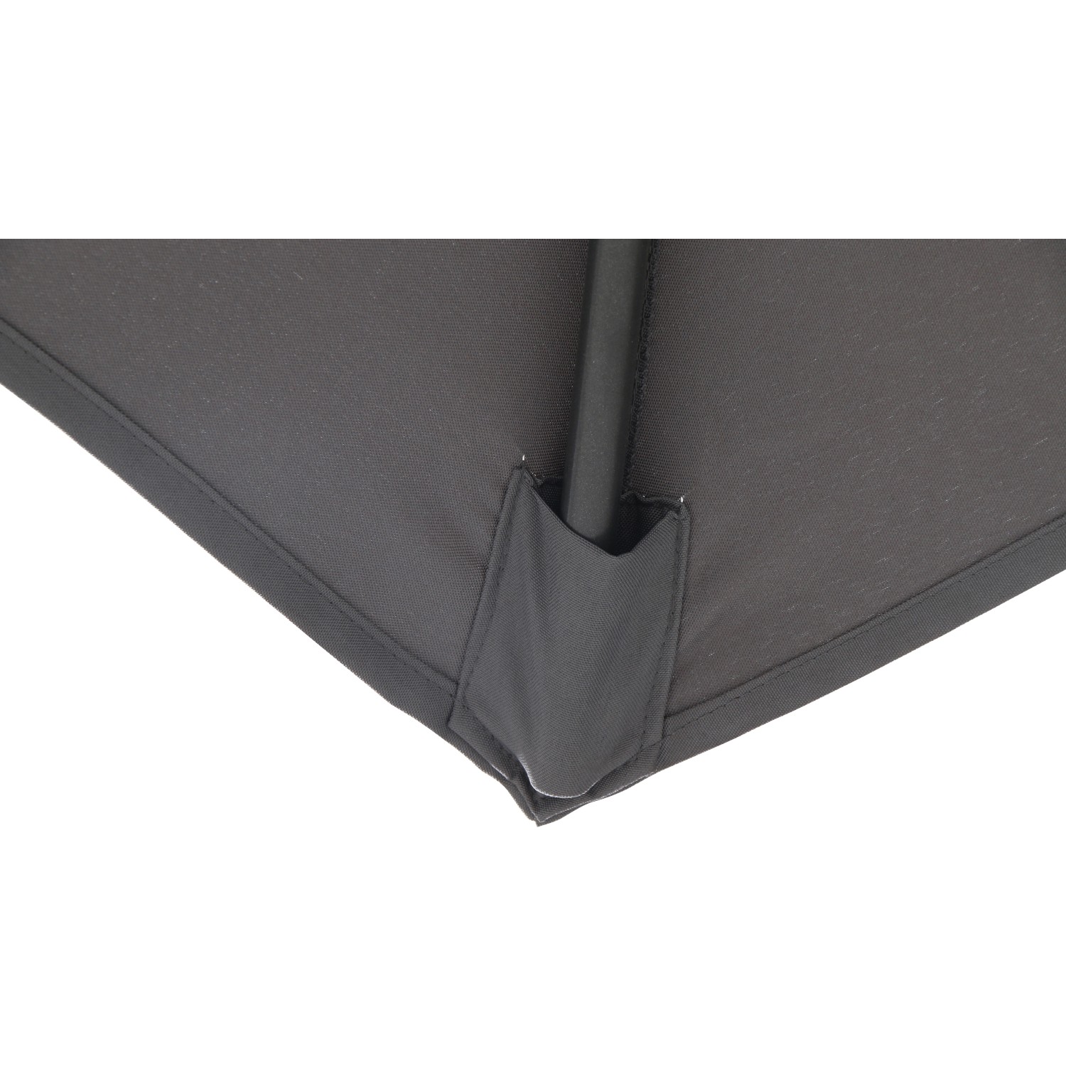 Marktschirm Honolulu Ø 300 cm Anthrazit mit Kurbel kaufen bei OBI