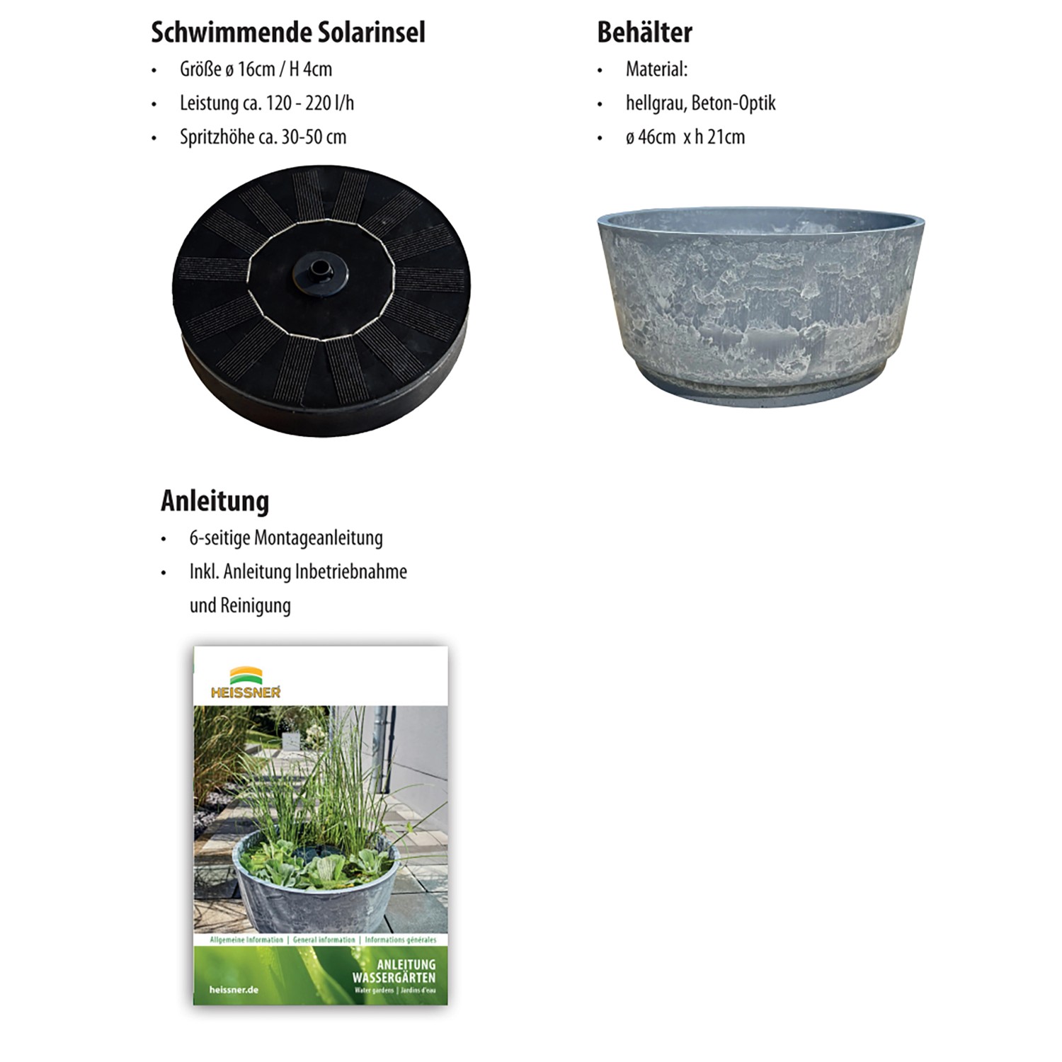 Heissner Solar-Wassergarten Aquatopia kaufen bei OBI