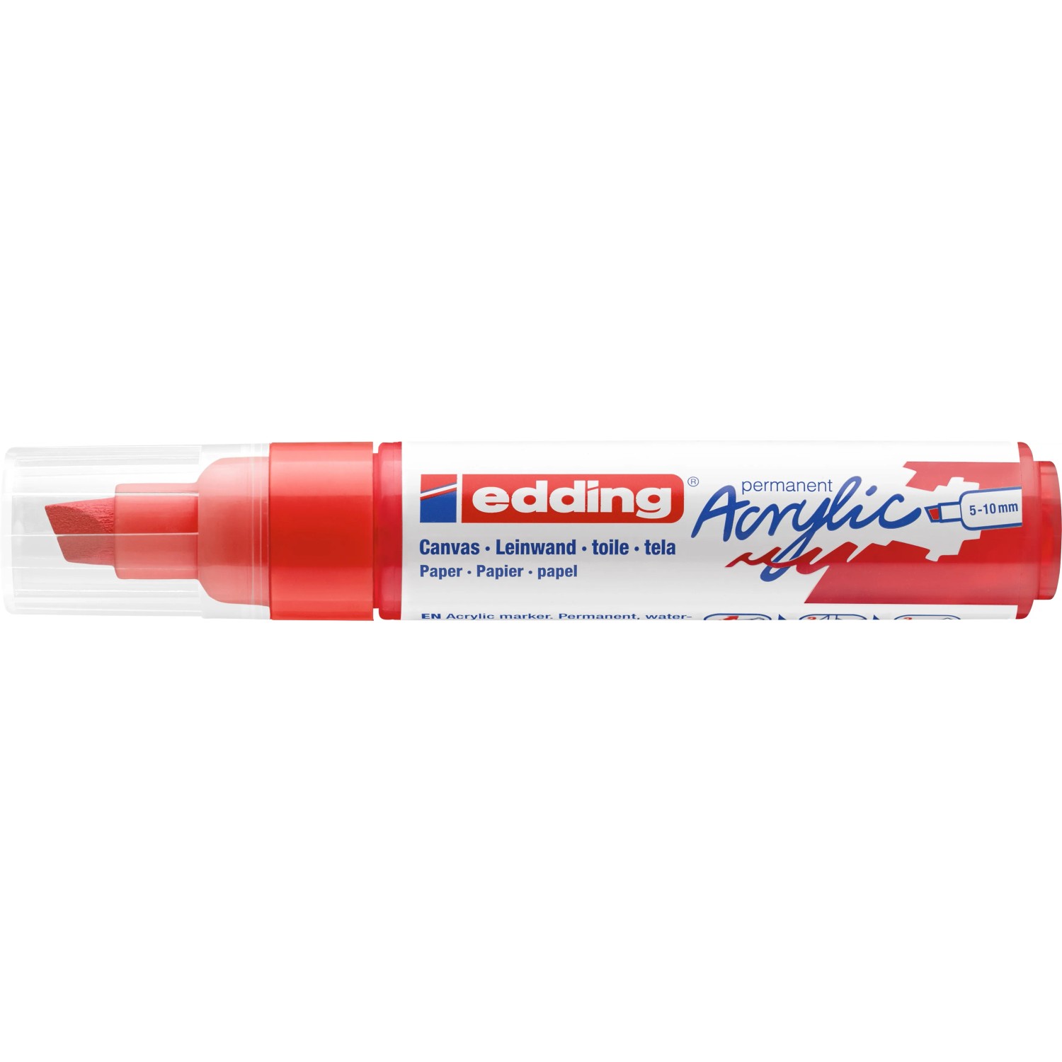 Edding 5000 Acrylmarker breit Verkehrsrot kaufen bei OBI