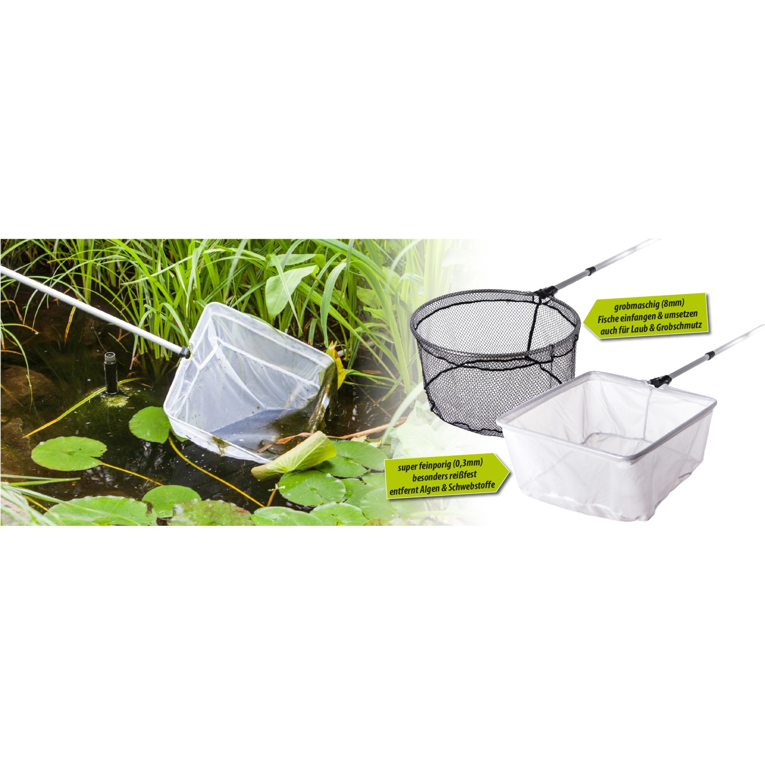 Heissner Teichkescher Pond Net 35 cm kaufen bei OBI