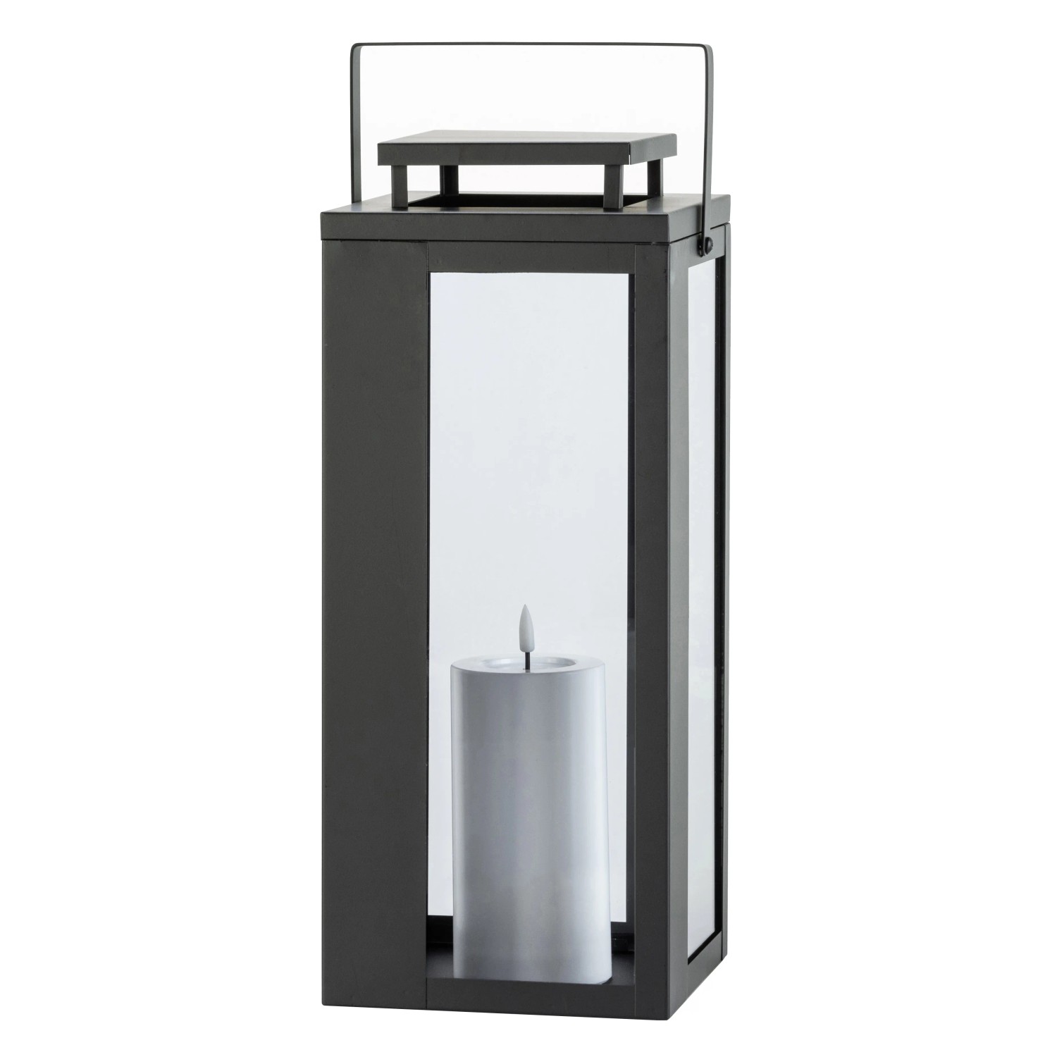FlowerPower LED Laterne Outdoor Lucido 40,5 x 16,5 x 16,5 cm Schwarz ...