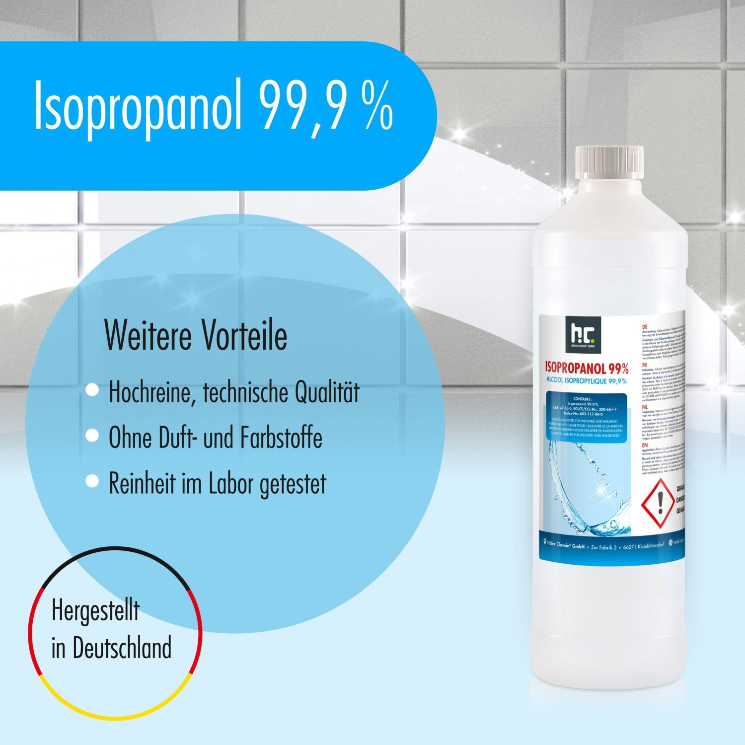 Höfer Chemie Isopropanol 99,9% 48 x 5l kaufen bei OBI