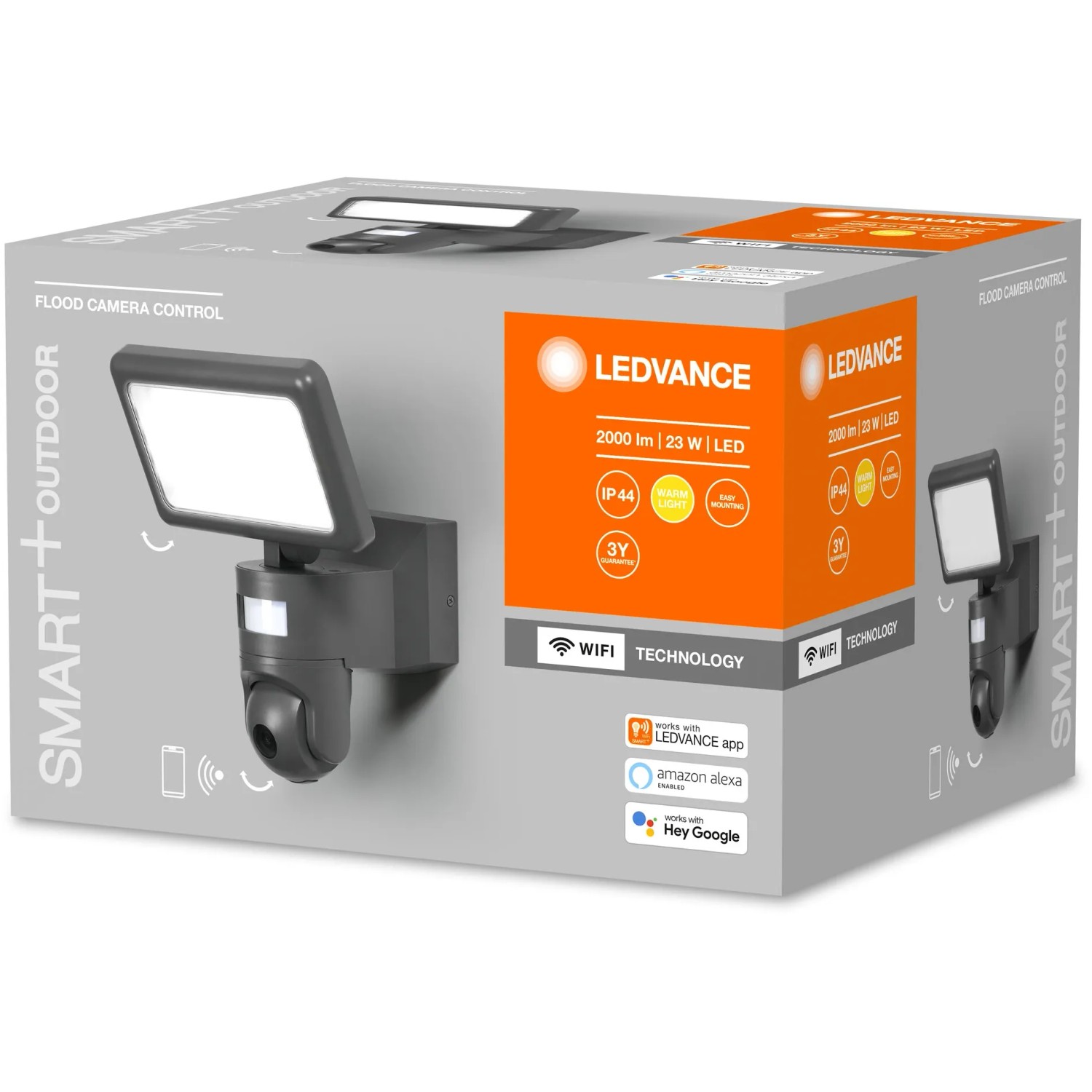 LEDVANCE Fluter mit Kamera Smart+ IP44 Dunkelgrau kaufen bei OBI