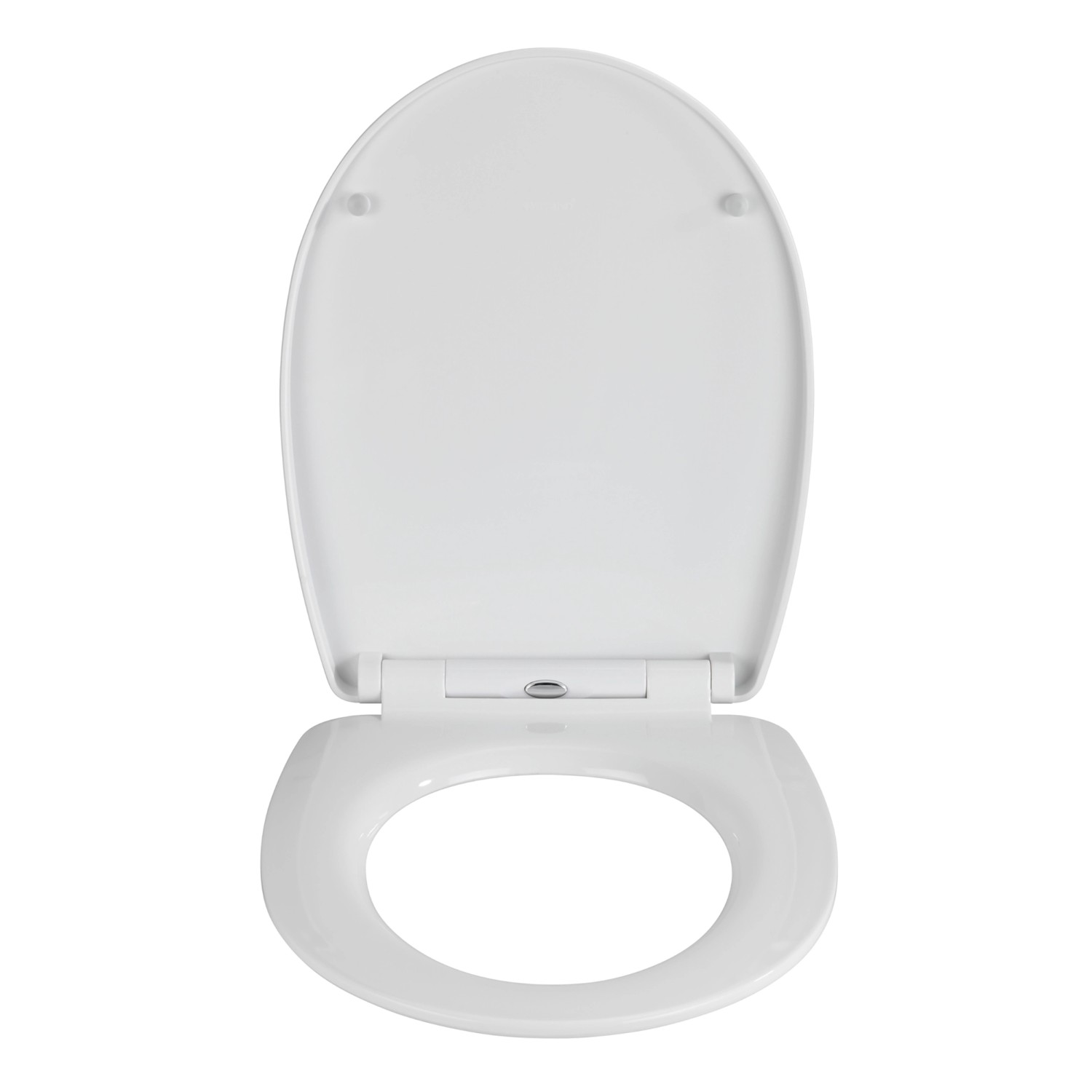 Wenko WC-Sitz Feder-Motiv Thermoplast Easy-Close Absenkautomatik Blau ...