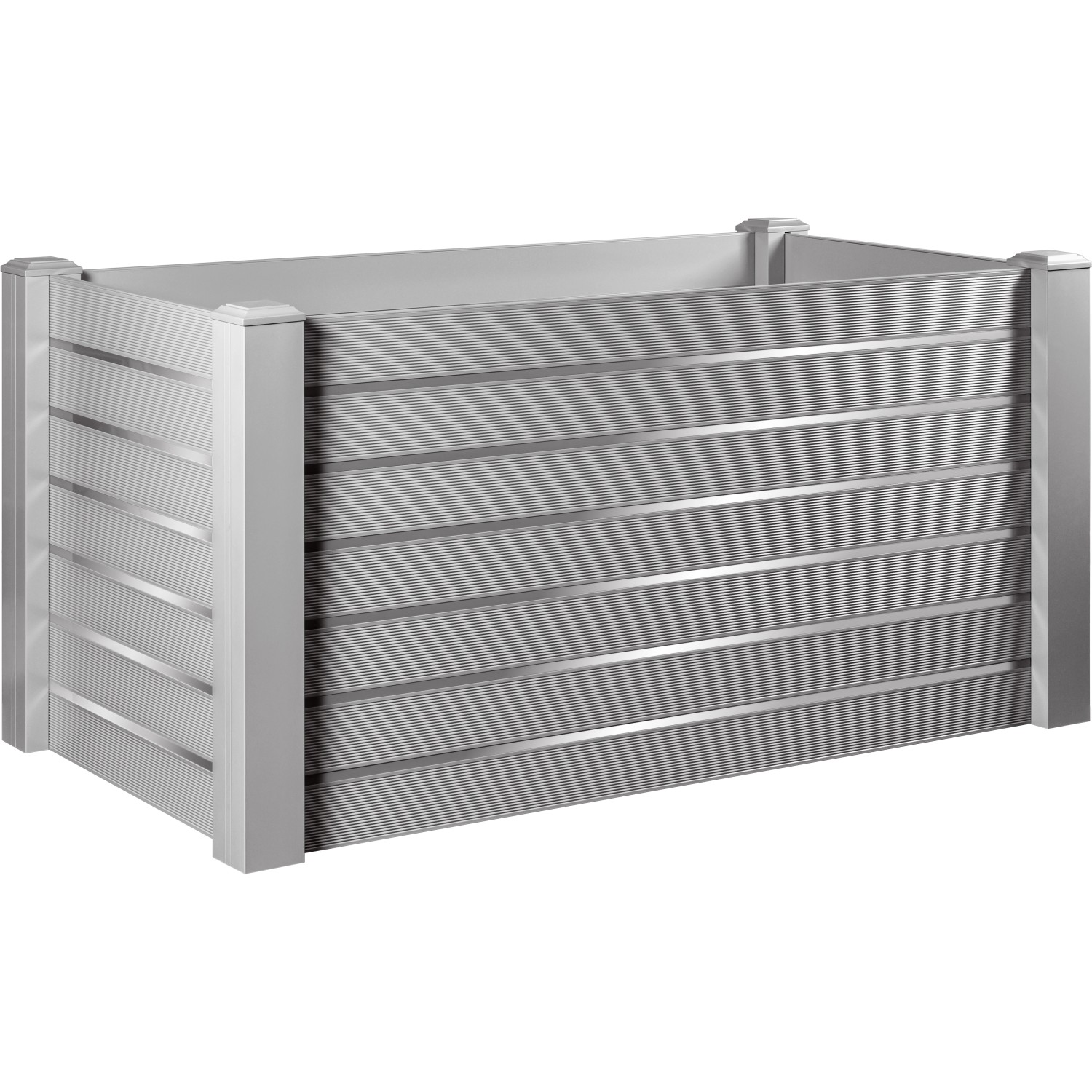 Hochbeet System-Set Pura Aluminium 70 x 150 cm kaufen bei OBI