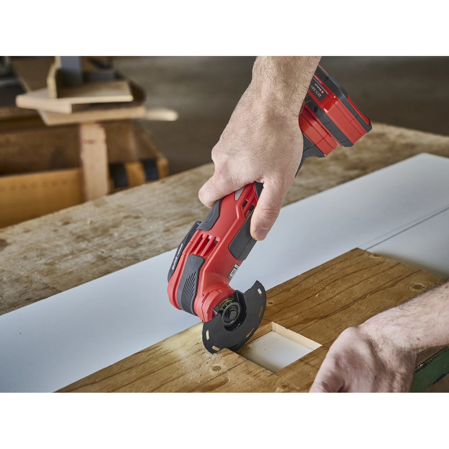 Einhell Multitool-Set XL Plus-Case mit Universalaufnahme für Holz 35-teilig kaufen bei OBI