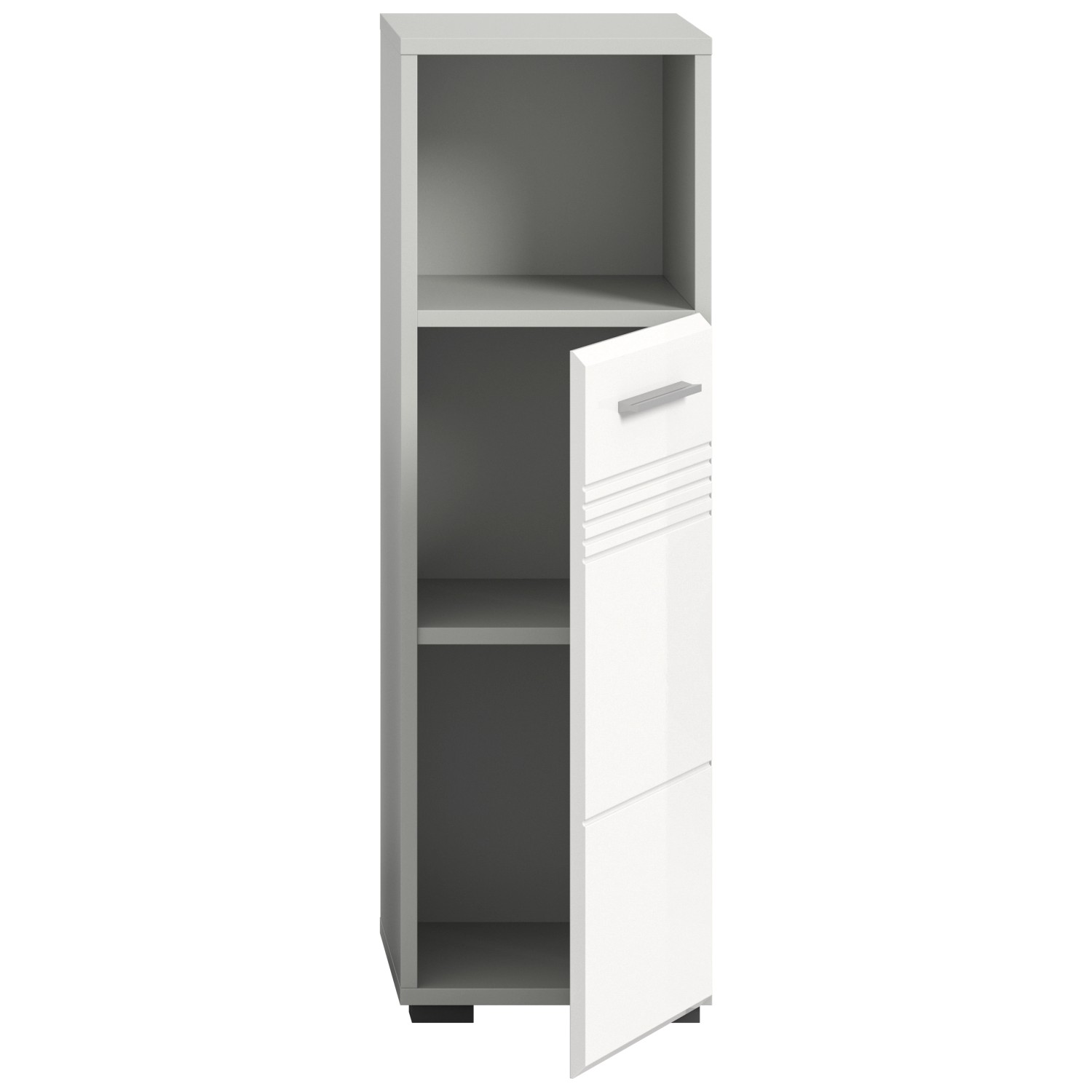 Standschrank 30 cm x 95 cm x 30 cm Grau-Weiß kaufen bei OBI