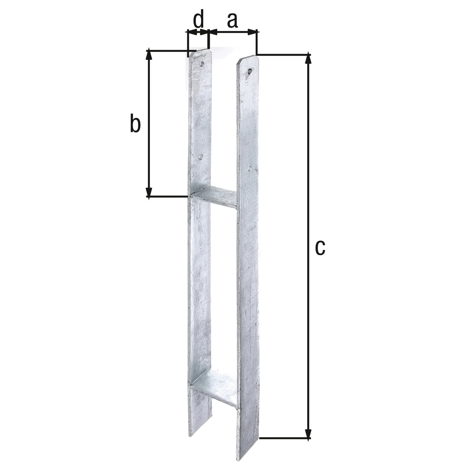 Alberts H-Pfostenträger 91 x 300 / 800 x 60 mm Feuerverzinkt kaufen bei OBI