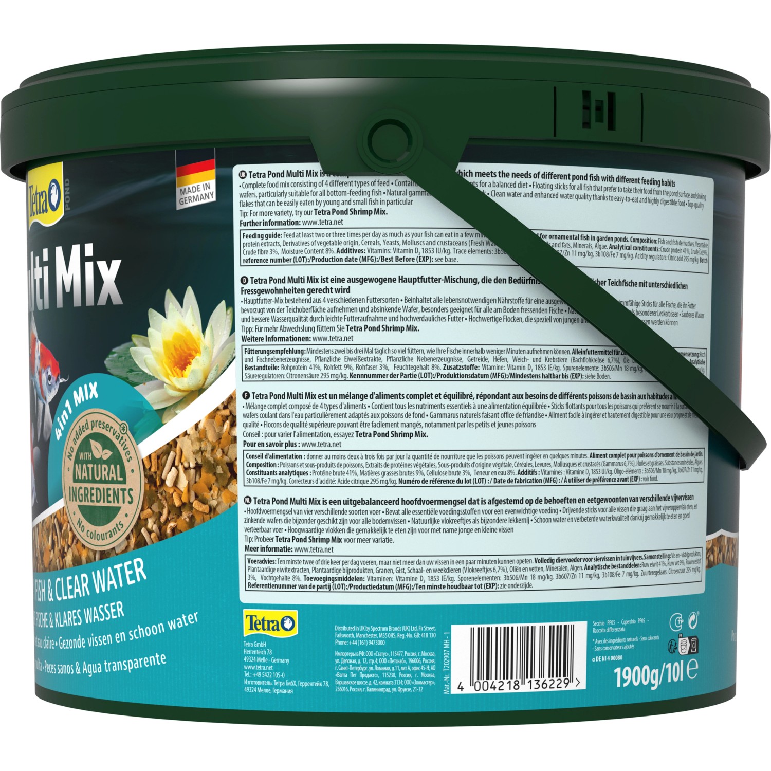 Tetra Pond Fischfutter Multi Mix 10 l kaufen bei OBI