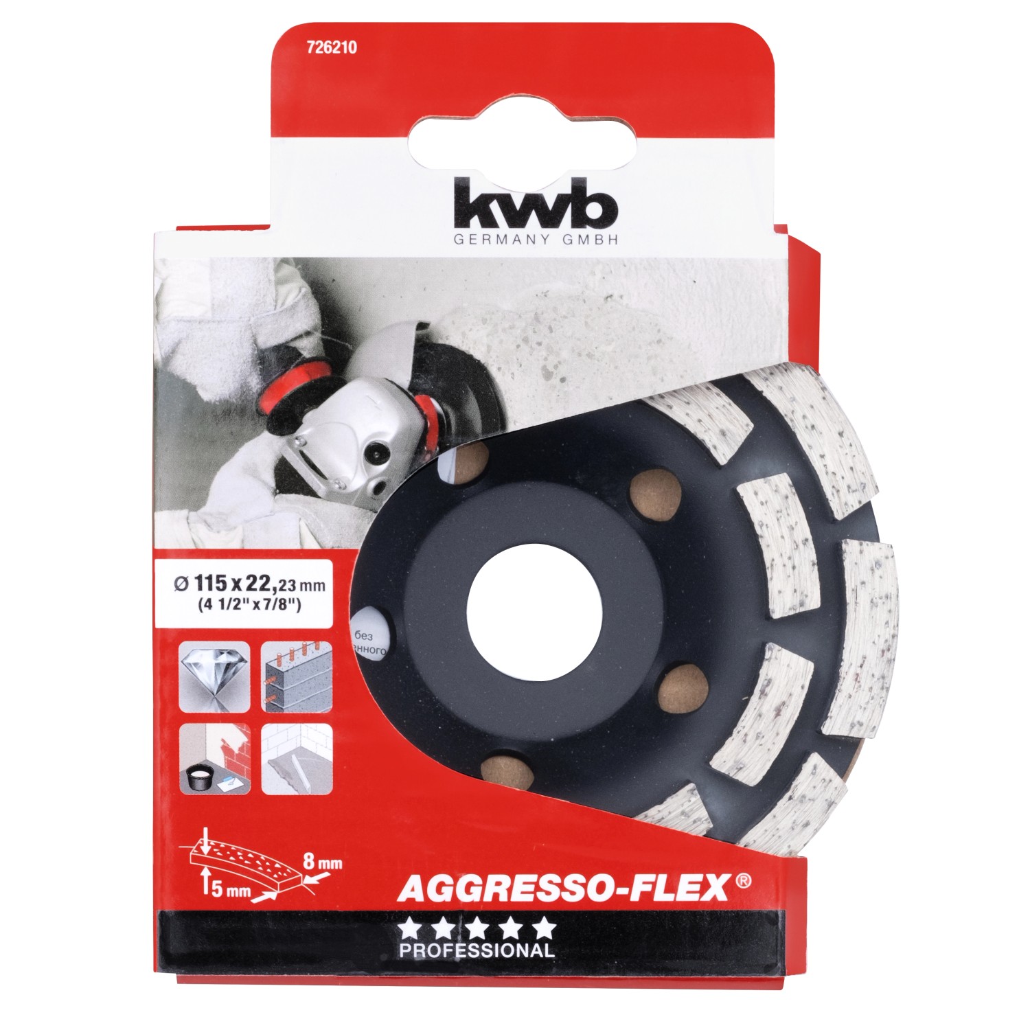 kwb Diamant-Schleifteller Aggreso-Flex Ø 11,5 cm x 2,22 cm kaufen bei OBI