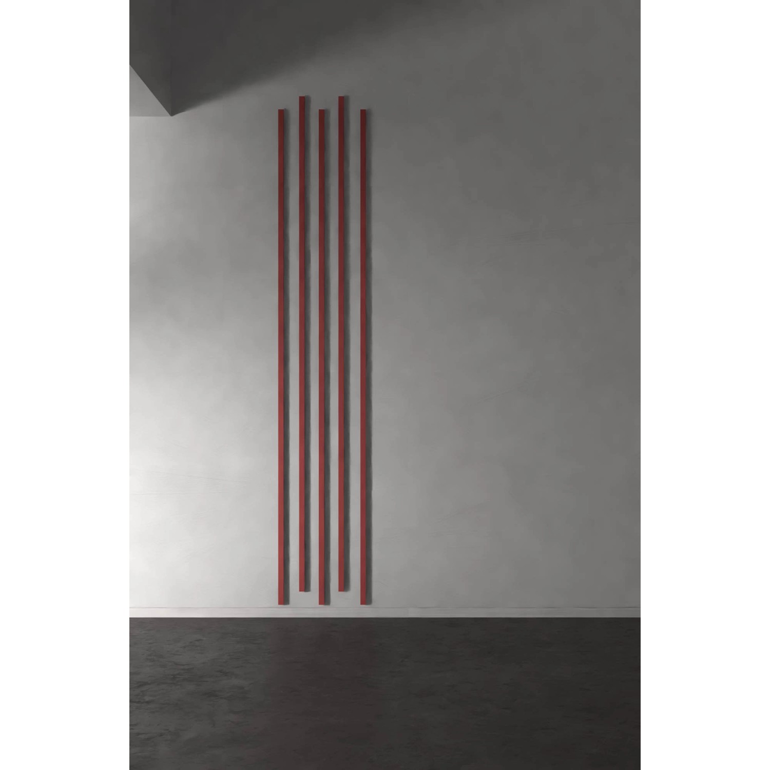 Denpanels Sticks Linoleum Salsa mit Klebeband MDF Schwarz 240 cm 4 ...