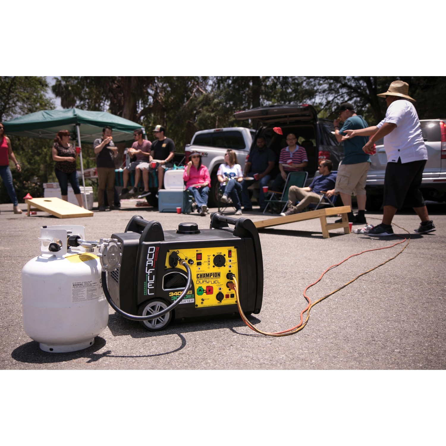 Champion Stromerzeuger Inverter Benzin-Generator 73001I-DF-EU DualFuel ...