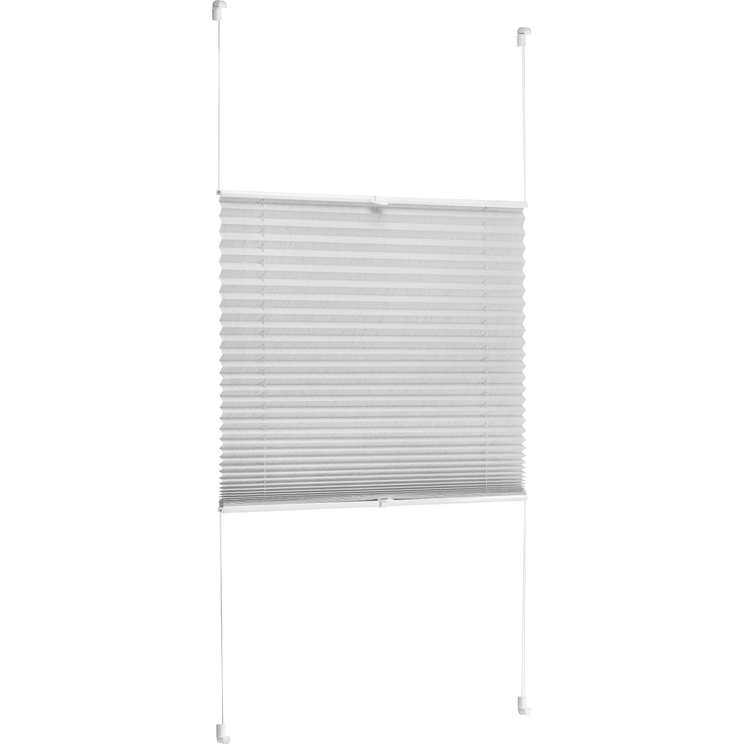 Tageslicht-Spannplissee Valeria 75 cm x 130 cm Hellgrau kaufen bei OBI