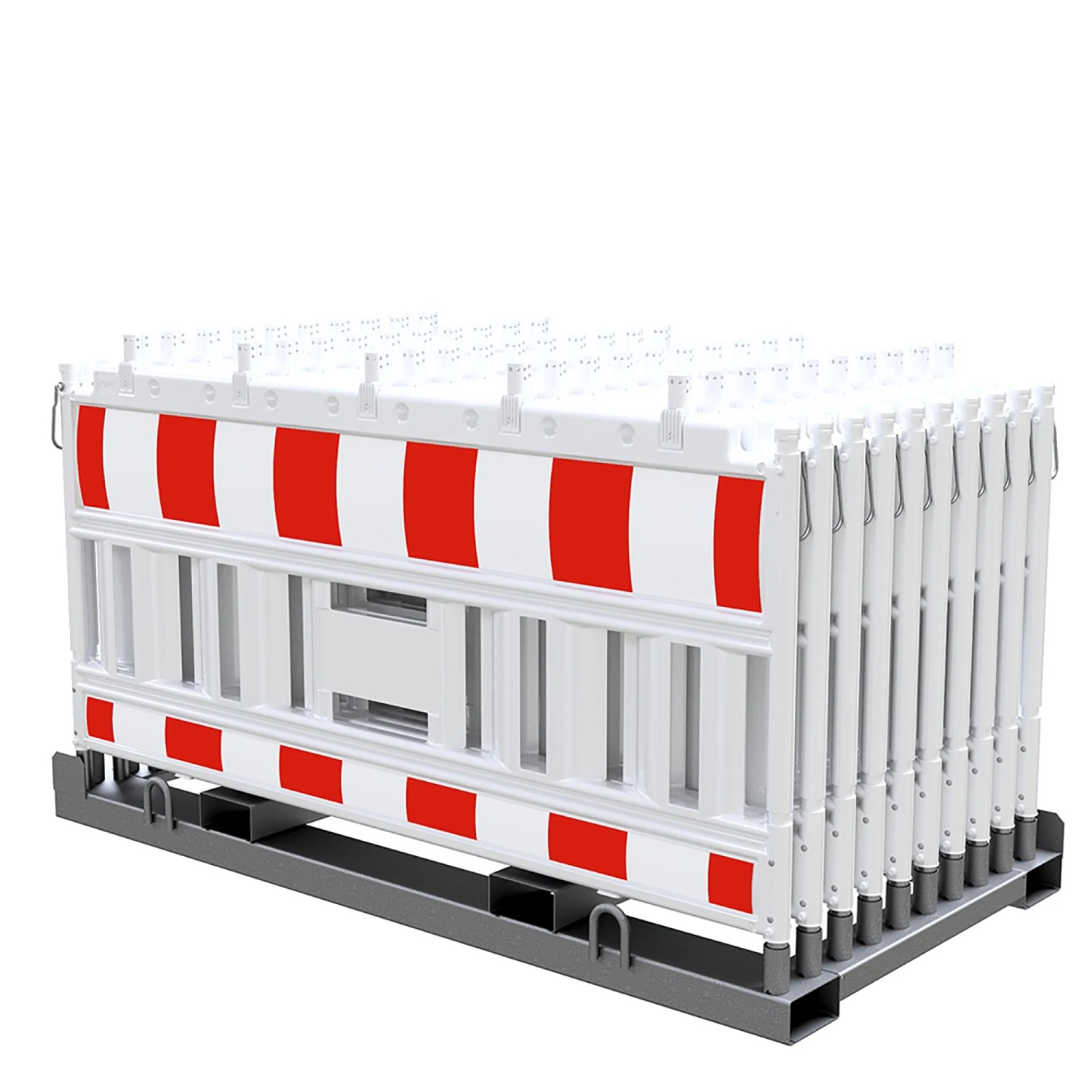 Schake Set-Absperrschranken Lager Traverse Adapter RA1/A Weiß-Rot 20 ...