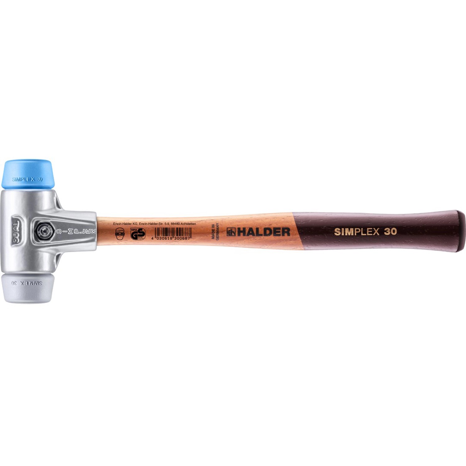 Halder Schonhammer Simplex TPE-sof -mid mit Alugehäuse und Holzsztiel 30 mm kaufen bei OBI