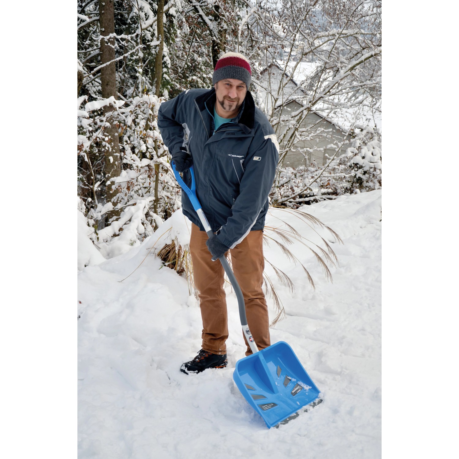 Sonneck Schneeschieber Snowmaster Evo Farbenauswahl Orange bzw. Blau ...