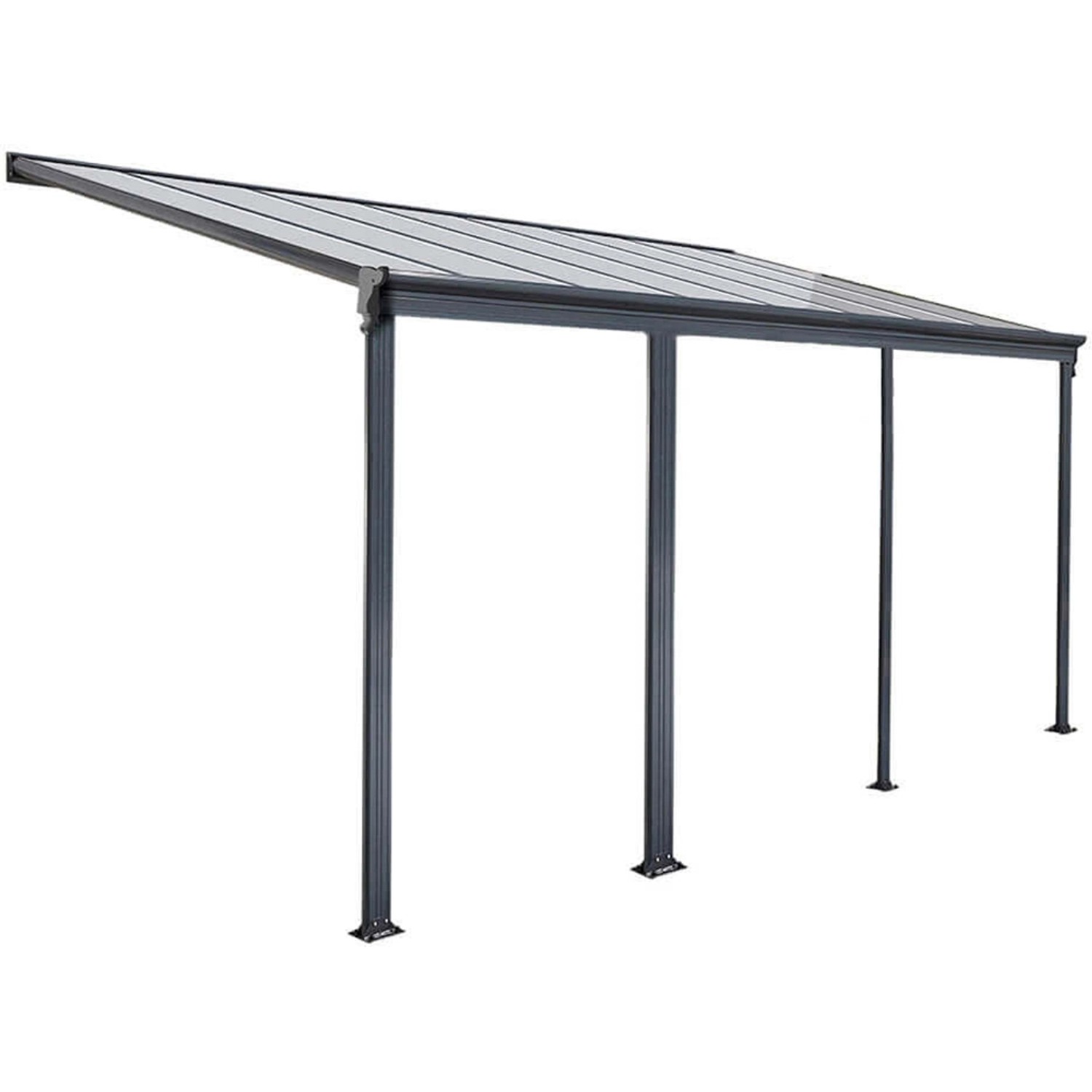 Home Deluxe Terrassendach Solis 618 x 303 cm Anthrazit OBI