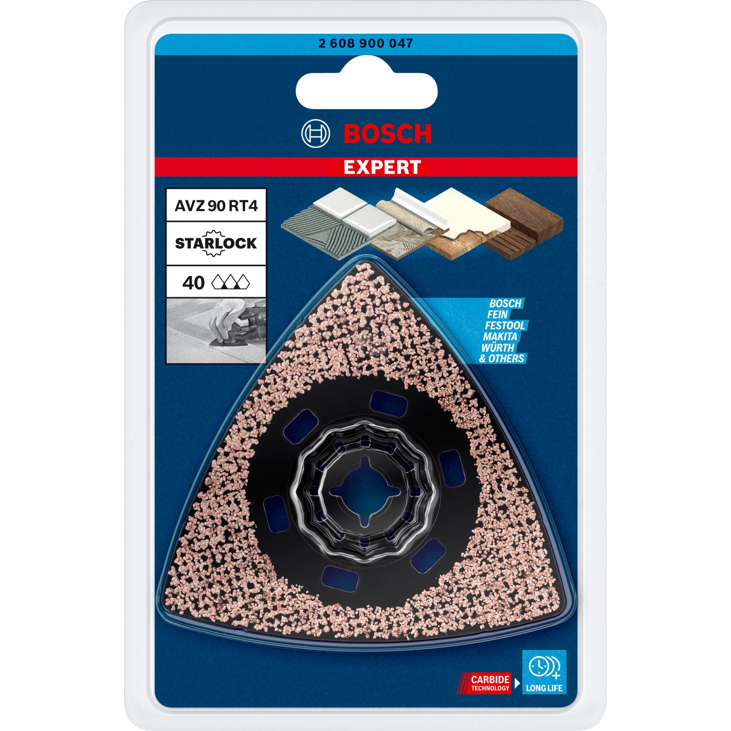 Bosch Expert Schleifplatte Multi Material AVZ90 RT4 Ø 90 mm kaufen bei OBI