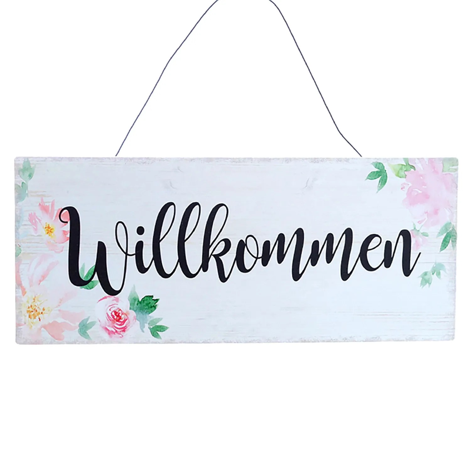 Metall-Schild Willkommen 30 cm x 13 cm kaufen bei OBI