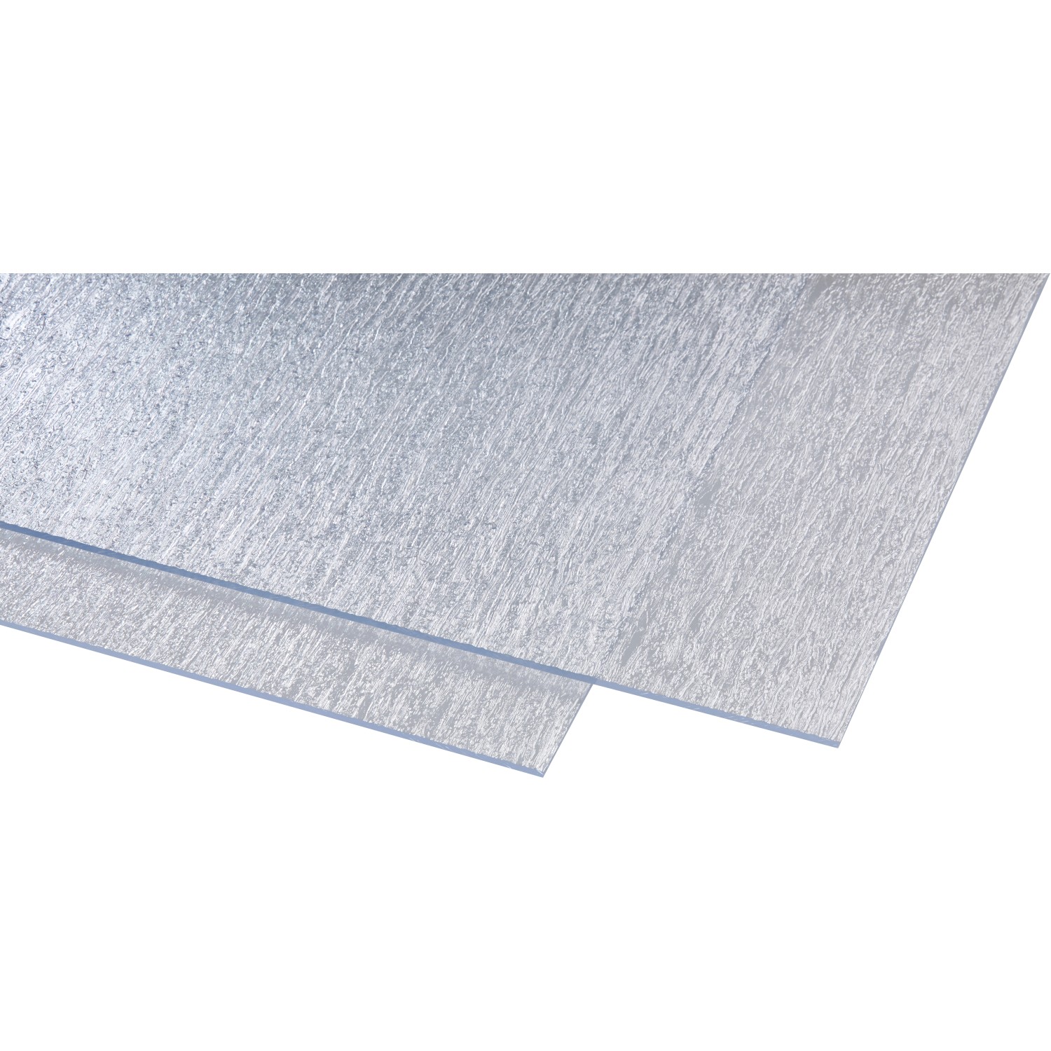 Polystyrol-Platte 5 mm "Rinde fein" Transparent 2000 mm x 1000 mm ...