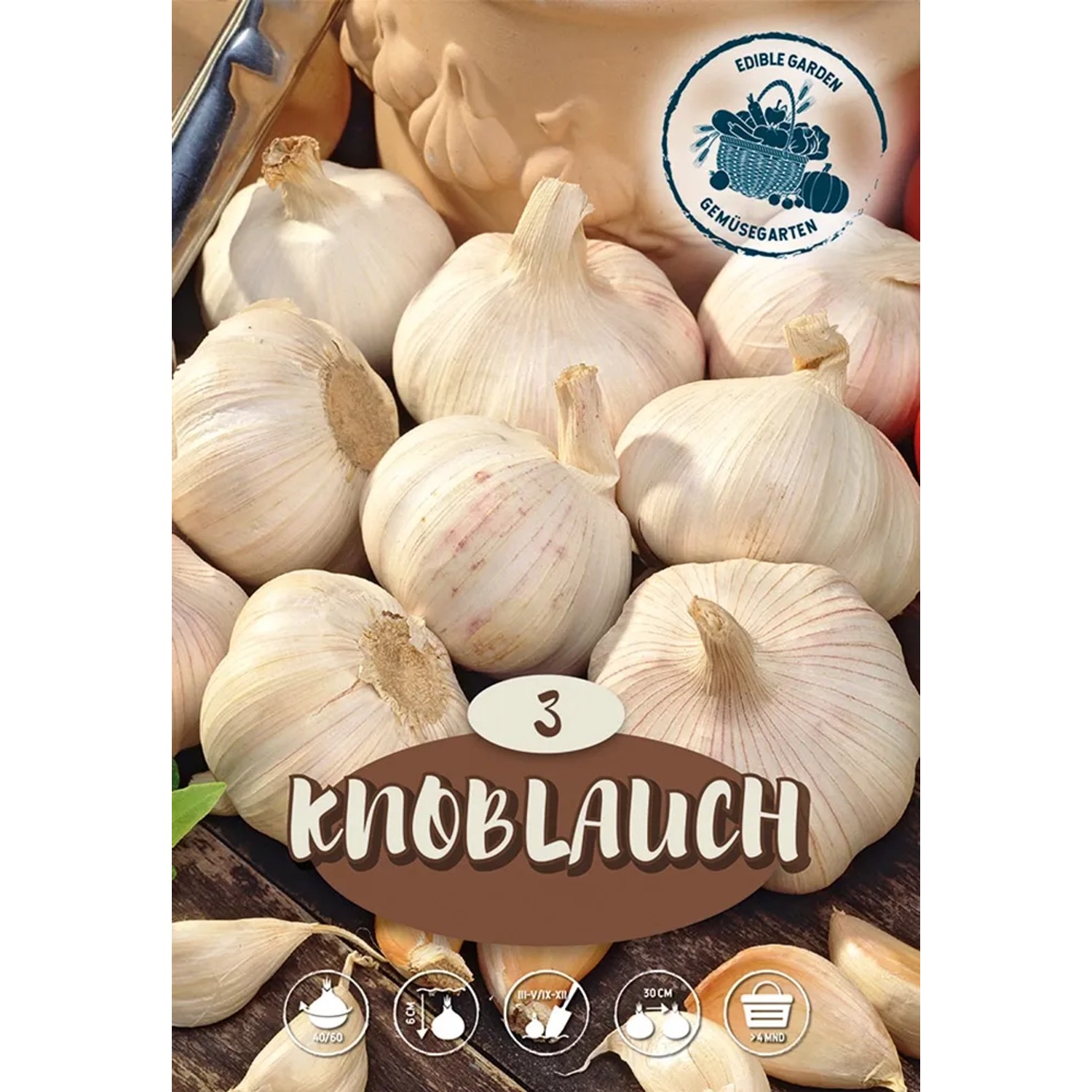 Wunderschone Deutscher Knoblauch Zum Stecken Kaufen Bilder