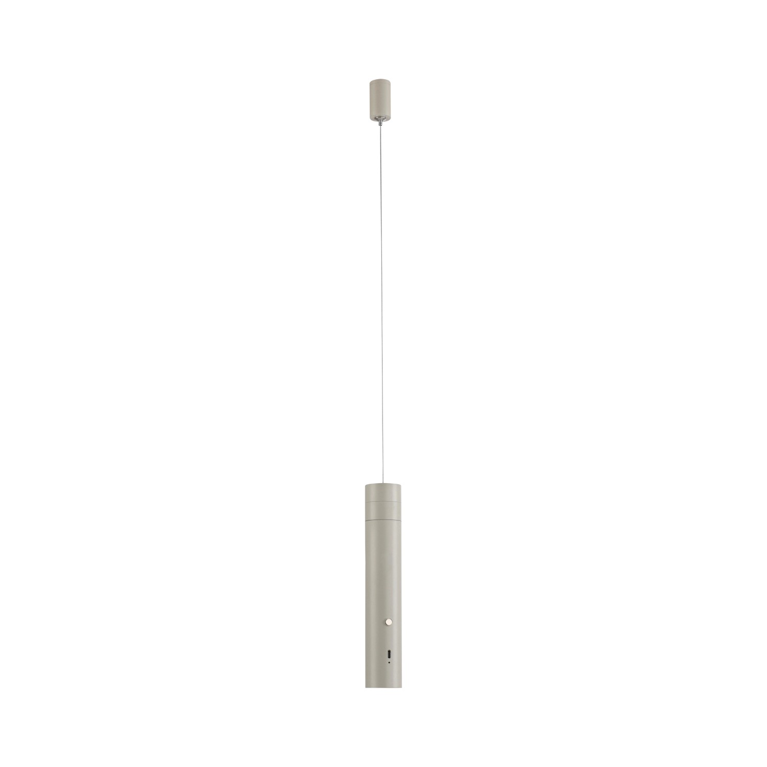 Just Light. LED-Akku-Pendelleuchte Attach Greige 120 cm x Ø 16 kaufen ...
