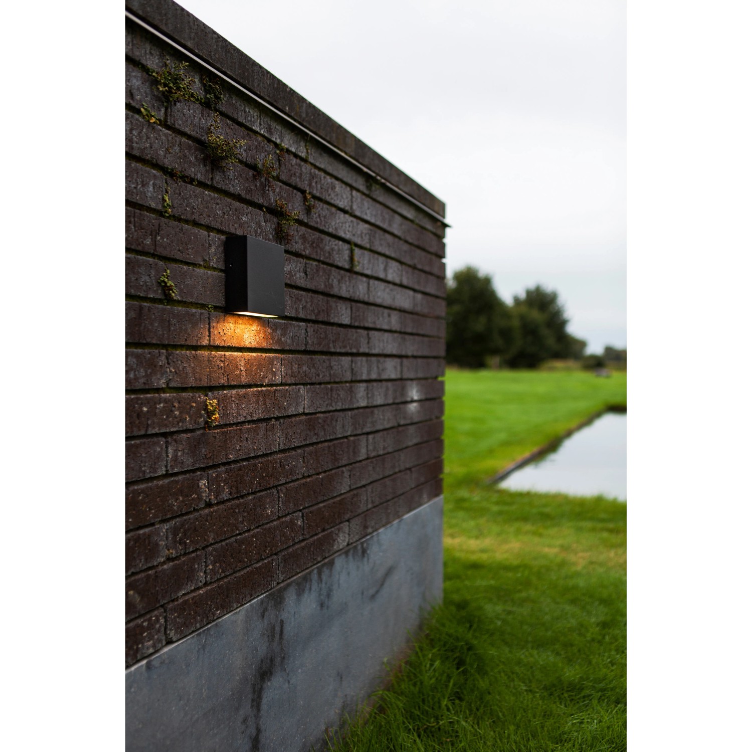 LUTEC LED Wandleuchte außen Gemini XF 11 x 11 x 3,8 cm Schwarz kaufen ...