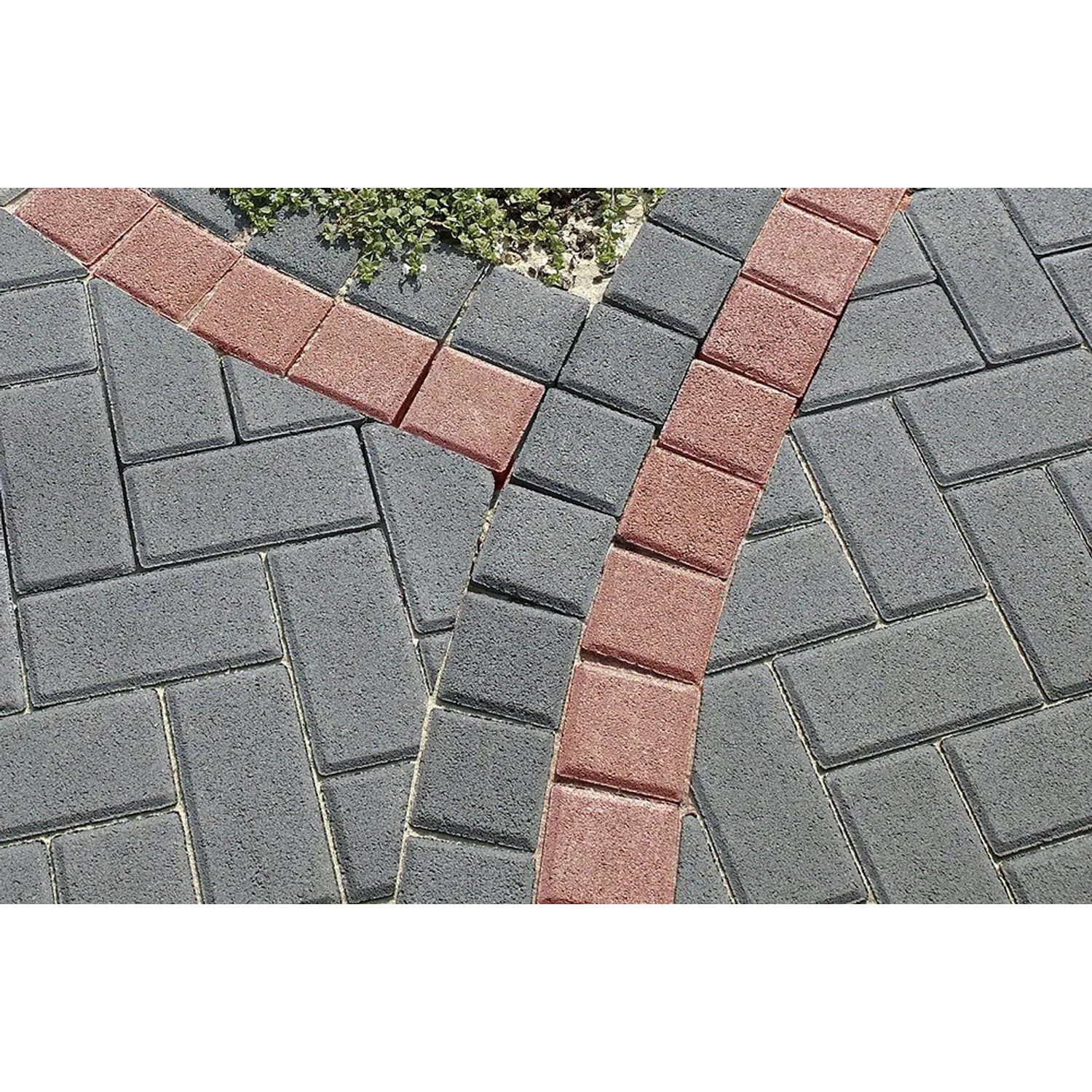 Rechteck-Pflasterstein Endstein Beton Rot 10 x 10 x 6 cm kaufen bei OBI