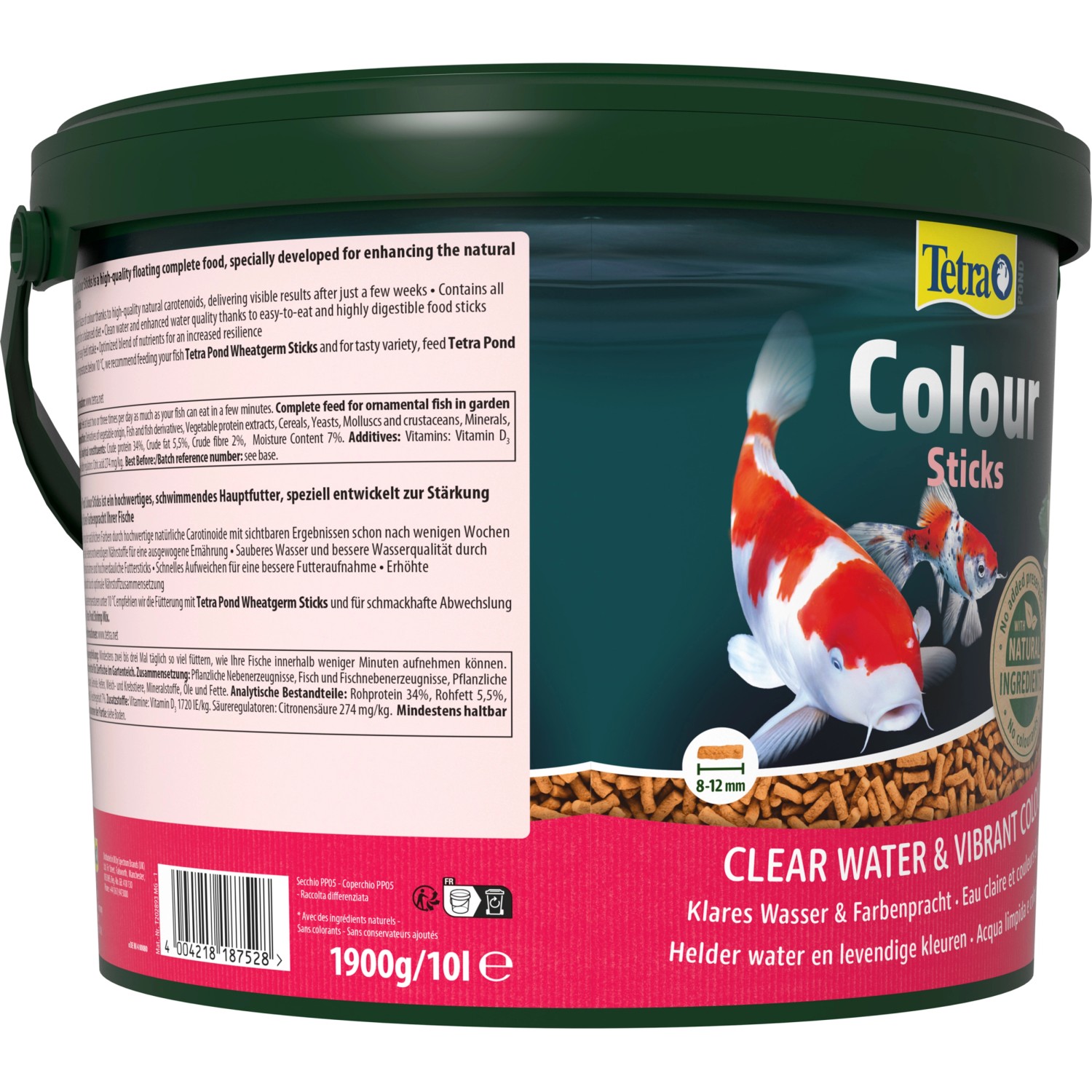 Tetra Pond Fischfutter Colour Sticks 10 l kaufen bei OBI