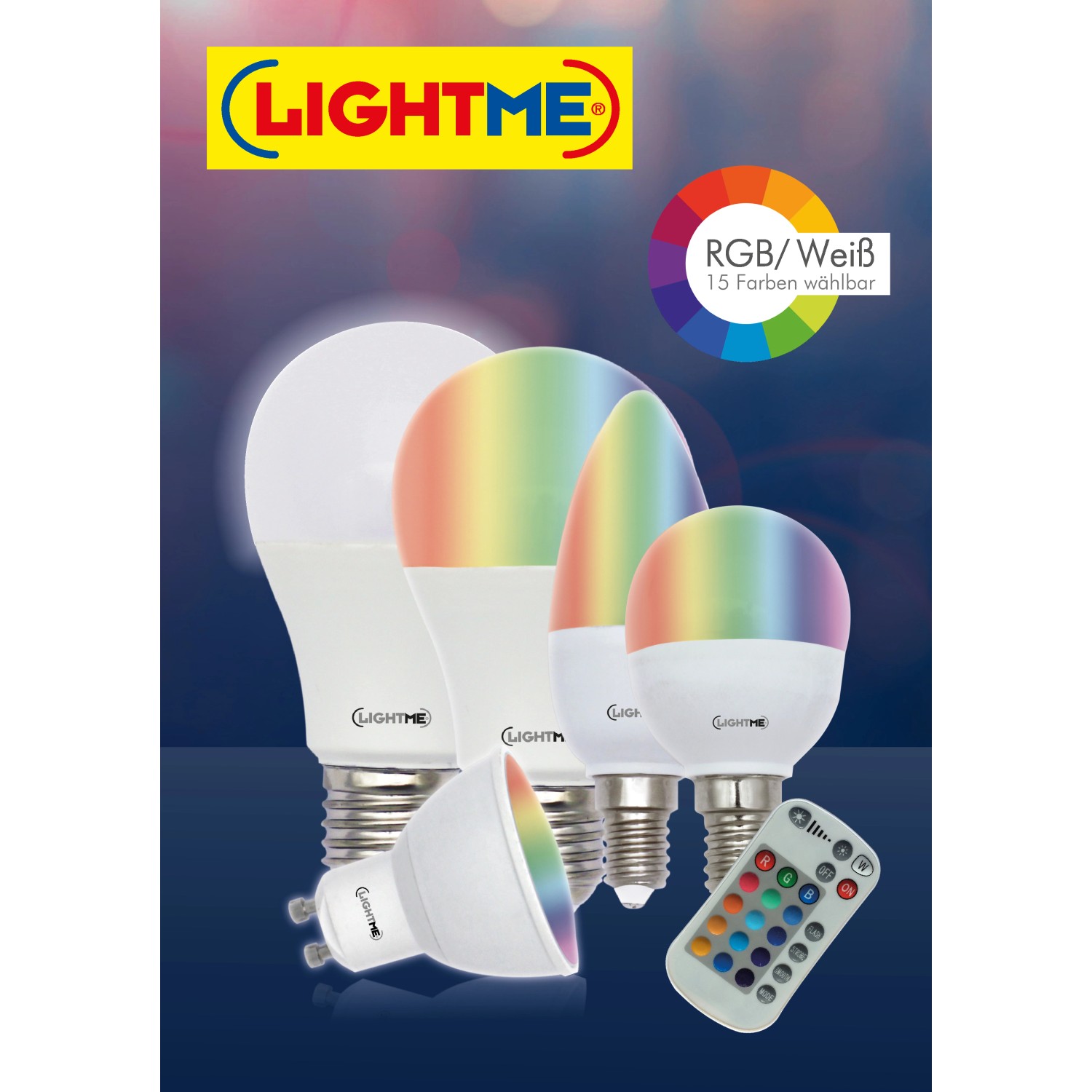 Lightme LED-Leuchtmittel GU10 4,5 W Warmweiß 300 lm EEK: G 5,7 x 5 cm ...
