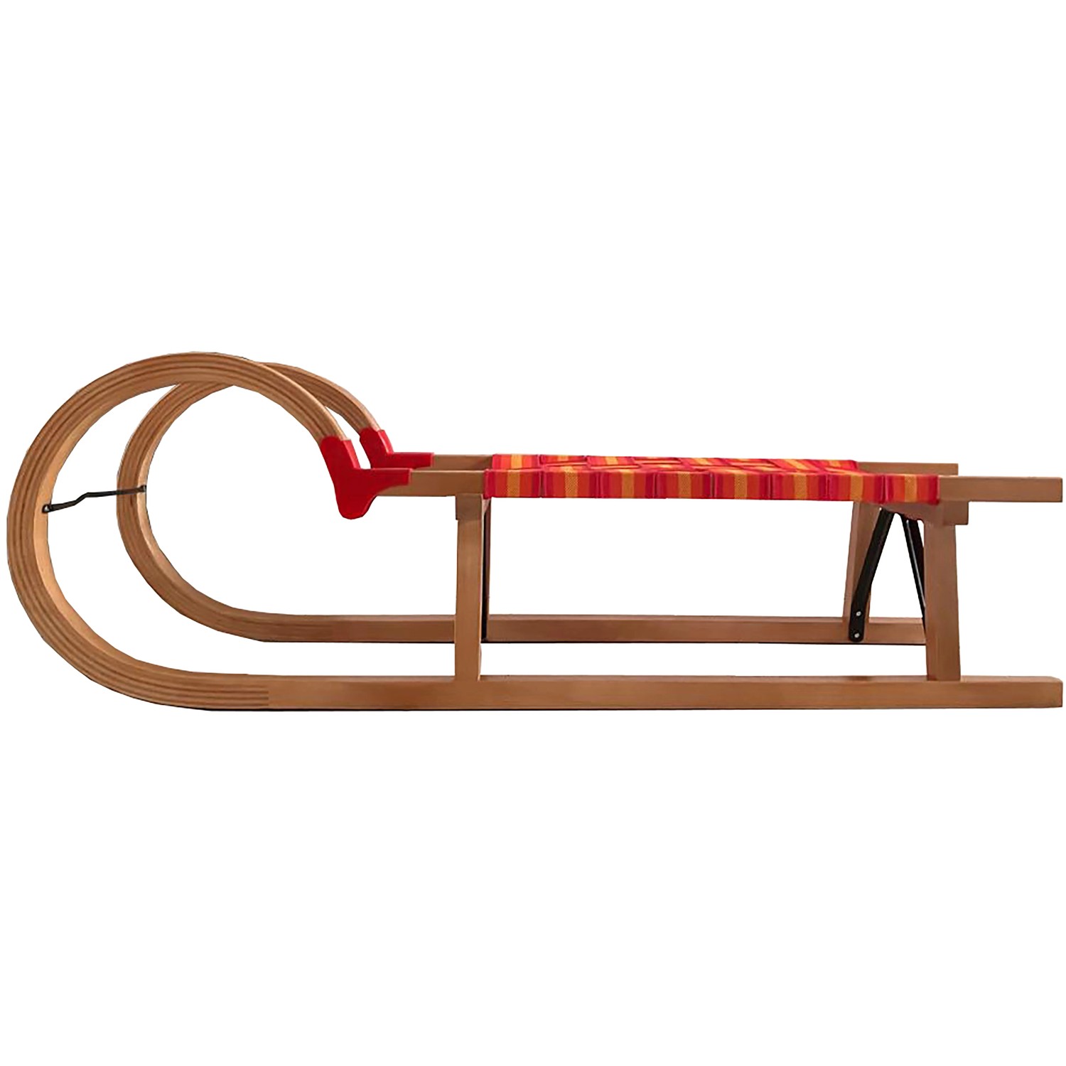 Rudisport Holzschlitten 110 cm mit Gurtsitz kaufen bei OBI