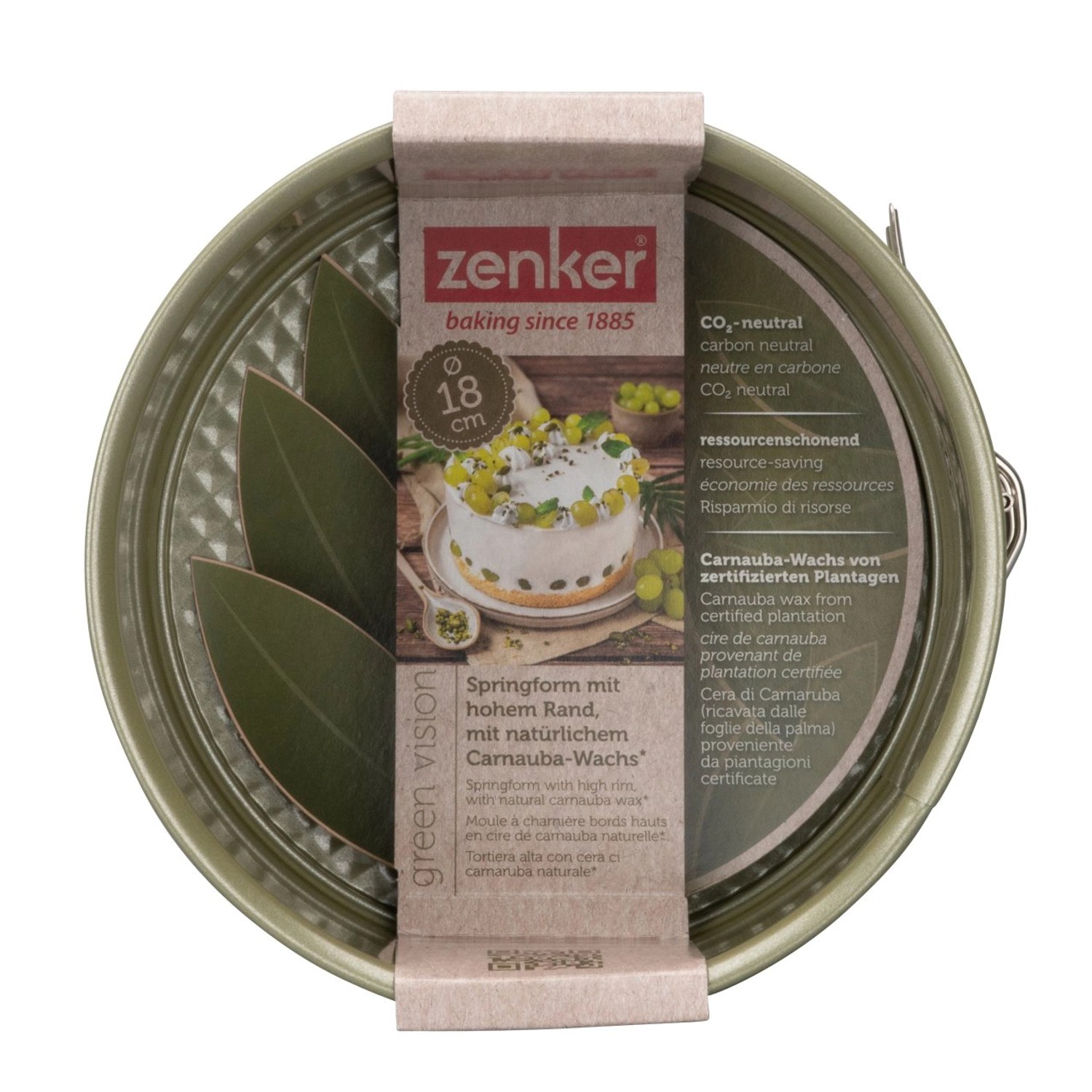 Zenker Springform Hoch Green Vision Ø 18 cm x 10 cm kaufen bei OBI