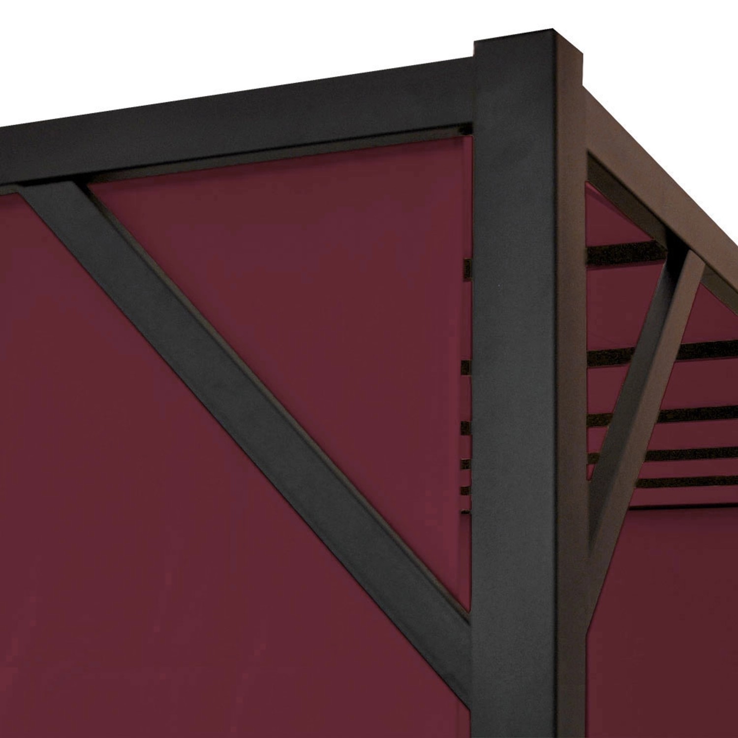MCW Pergola Beja 4x4m Bordeaux kaufen bei OBI