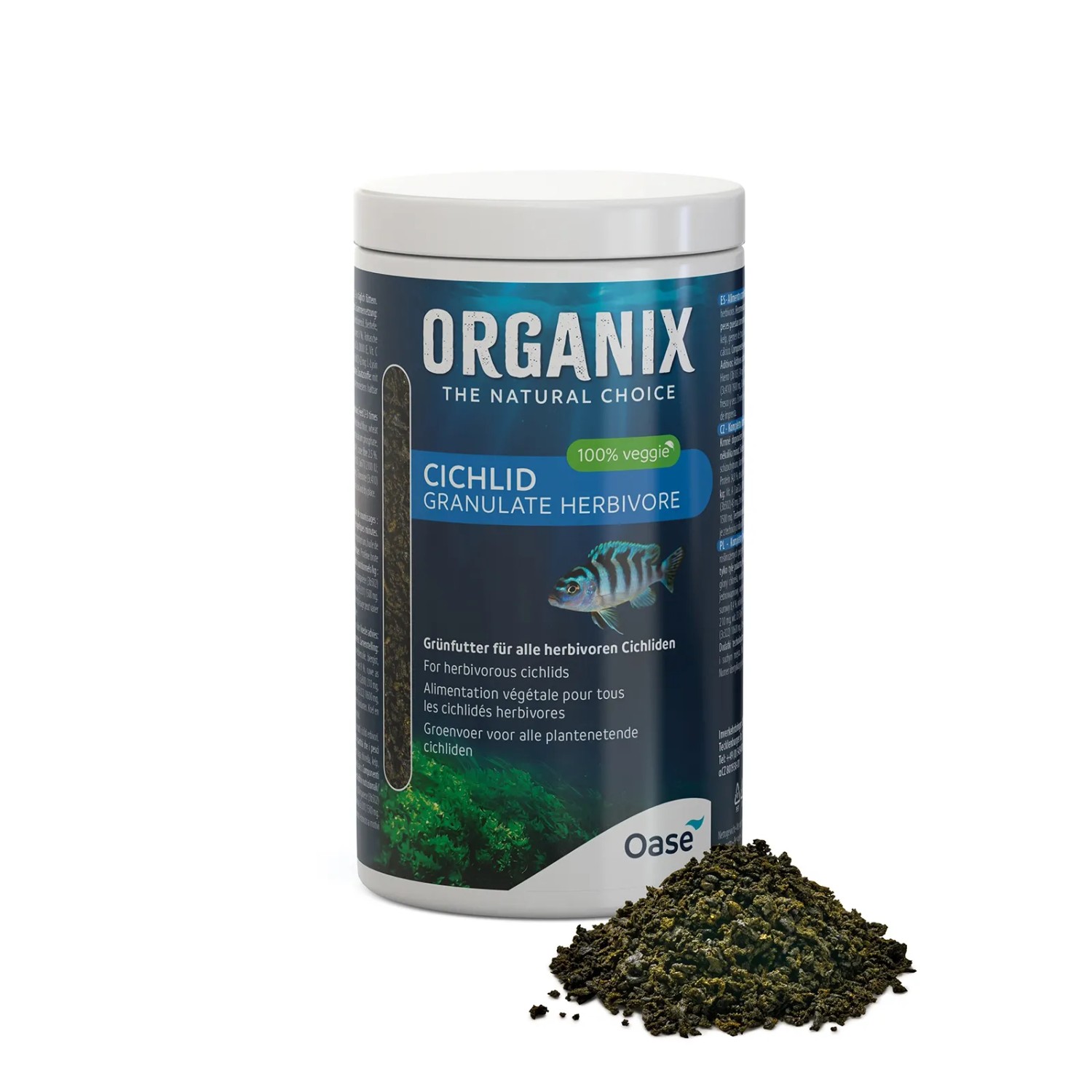 Oase Granulat Fischfutter Organix Cichlid Herbivore 1.000 ml kaufen bei OBI