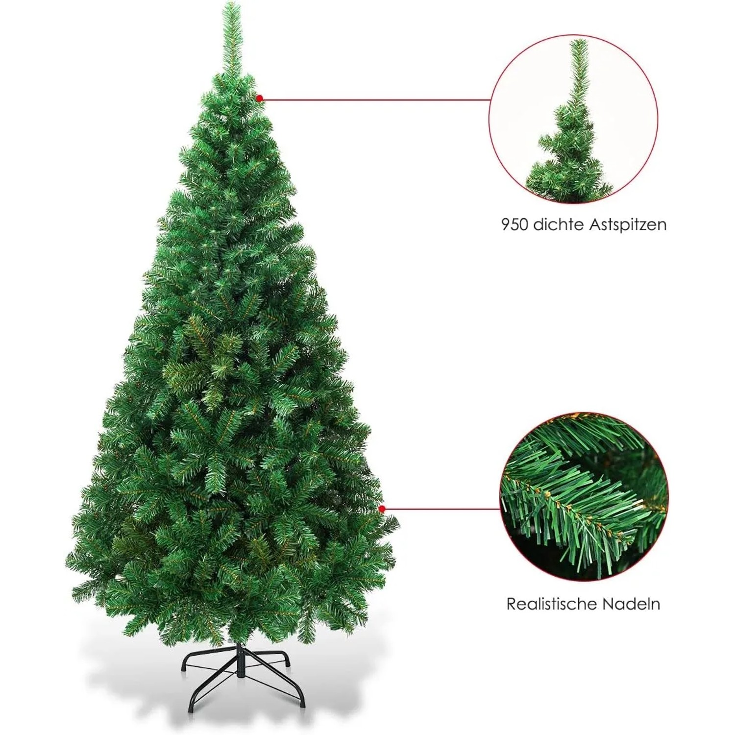 Verwunderlich Kunstlicher Weihnachtsbaum Obi Bild