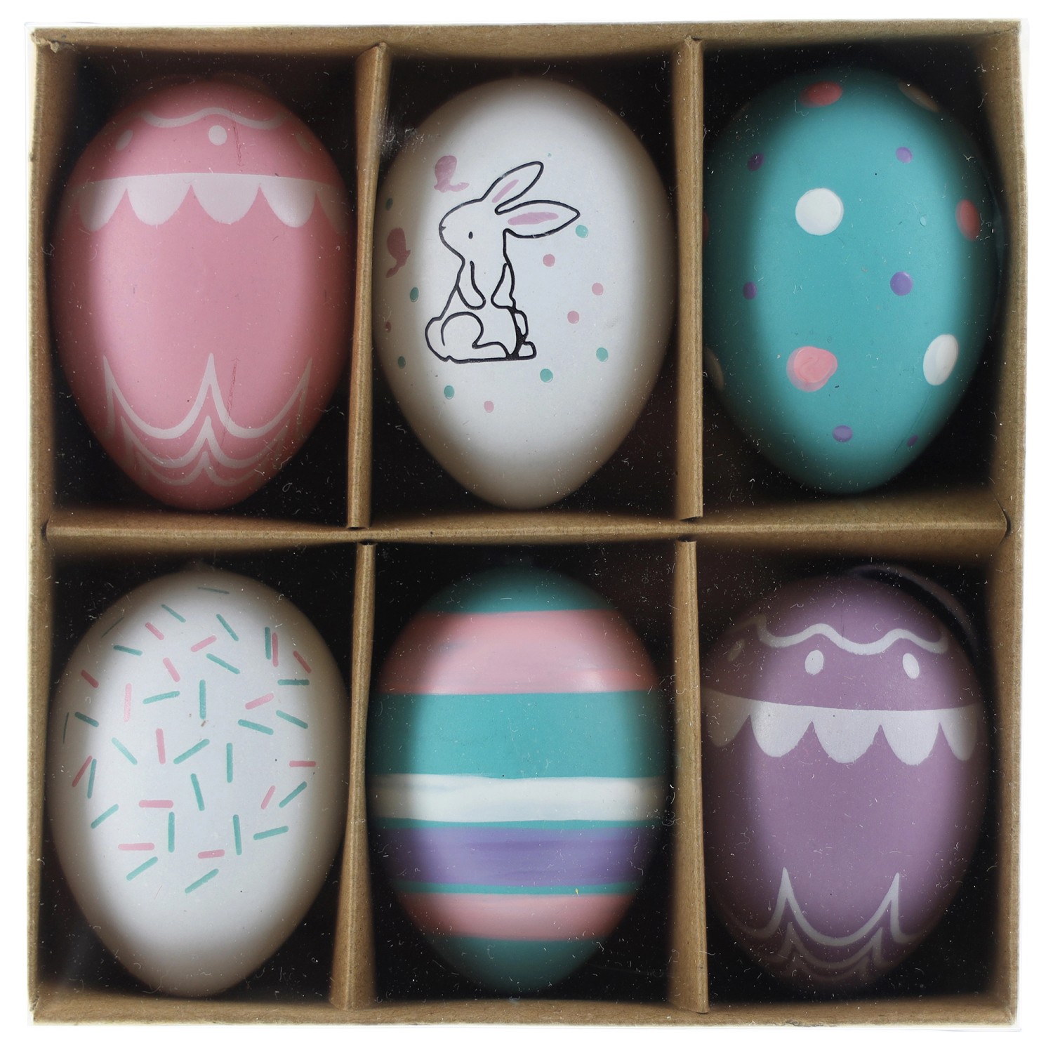 Ostereier-Set Kunststoff 6 Stück Bunt kaufen bei OBI