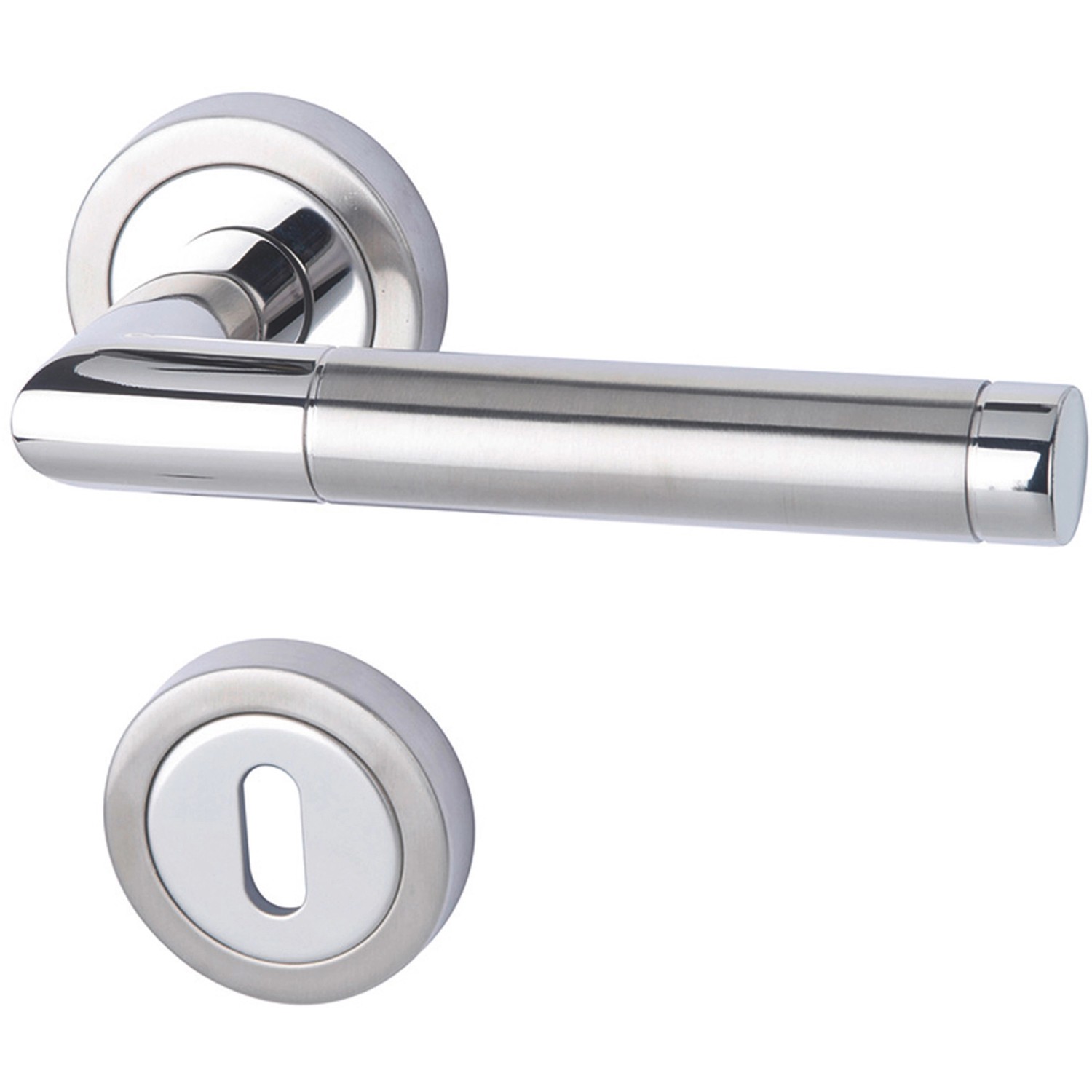 Alpertec Rosetten-Garnitur Dallas II Zimmertüren Edelstahl satiniert ...