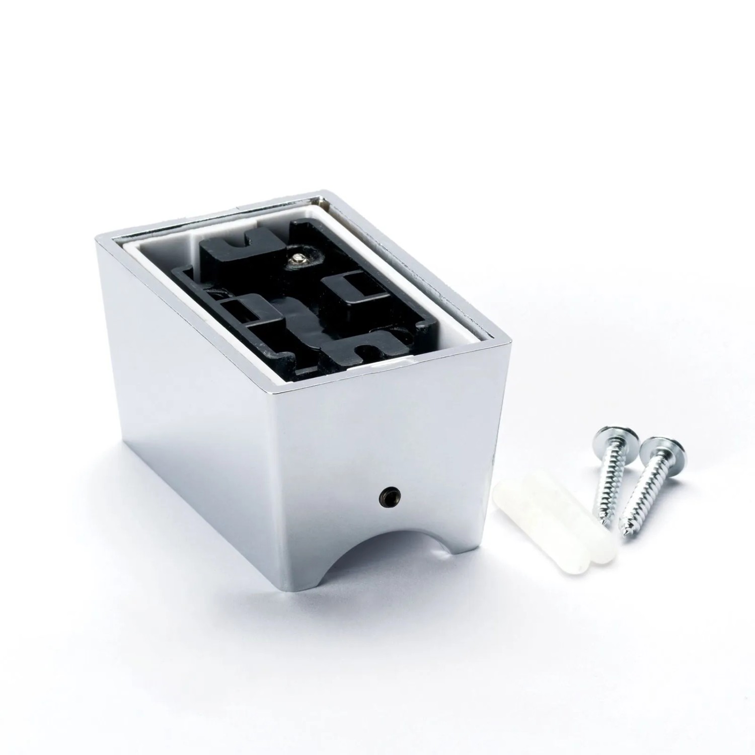 Orion Lightstyle Lampenfassung S14D Metall Chrom