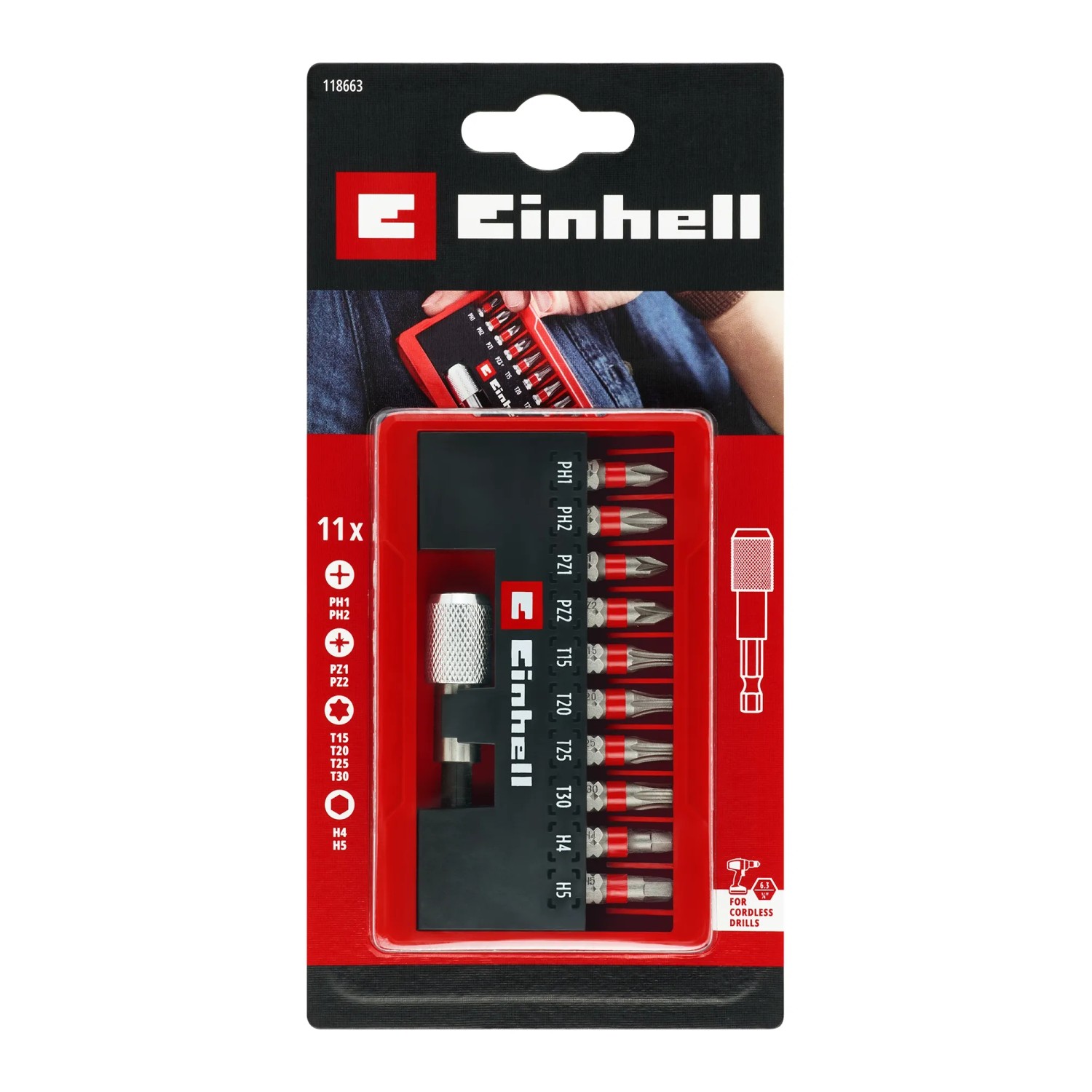 Einhell Bit-Set im Taschenformat 11-teilig kaufen bei OBI