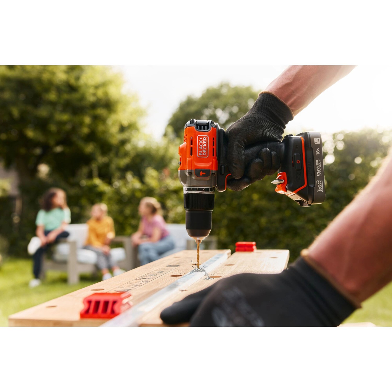 Black+Decker Akku-Schlagbohrschrauber BCD383 mit 2-Gang 18 V kaufen bei OBI