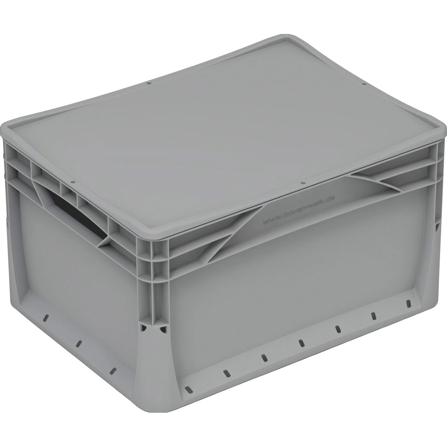 Eurobox-System Box Vollwand 40 cm x 30 cm x 22 cm Grau OBI
