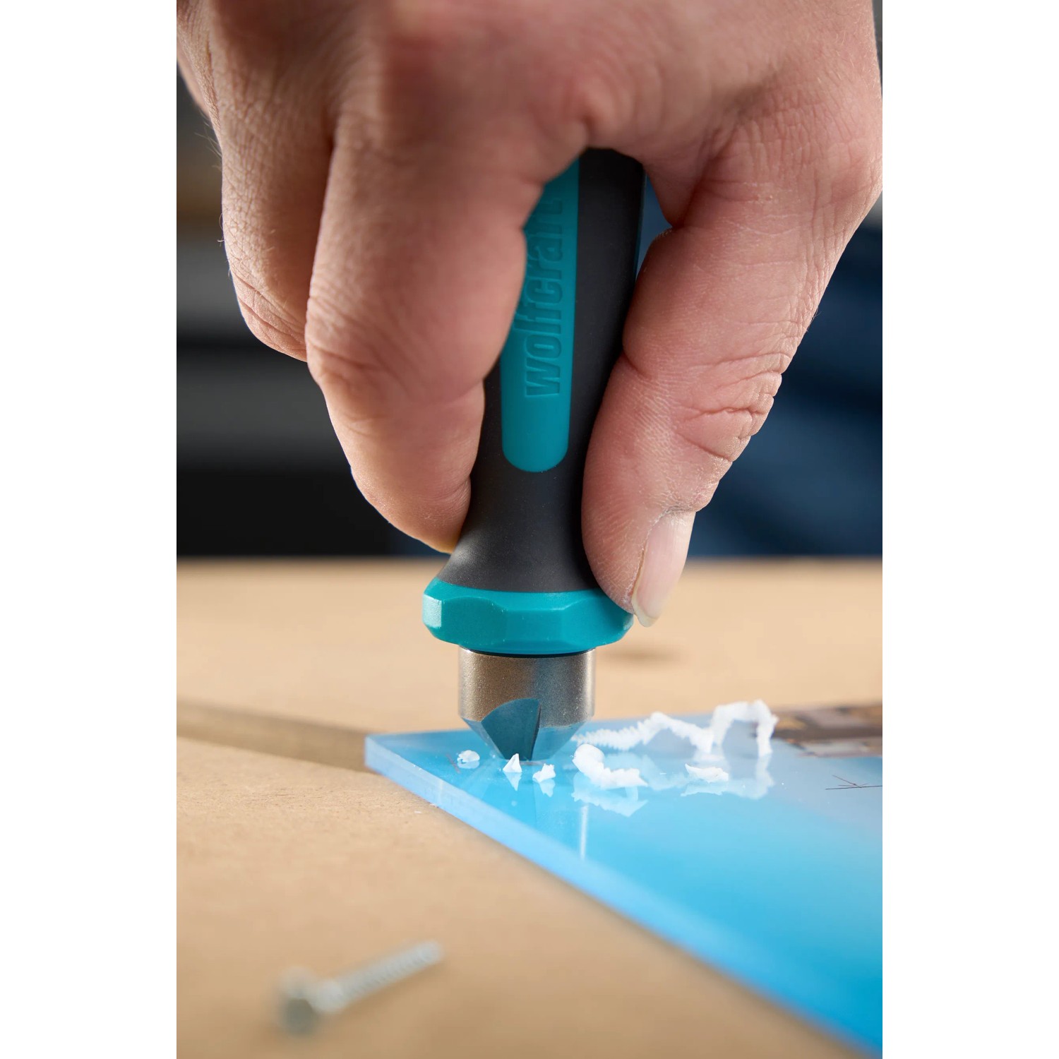 wolfcraft Senker für Holz Handsenker Ergo Ø 12 mm 90 Grad kaufen bei OBI