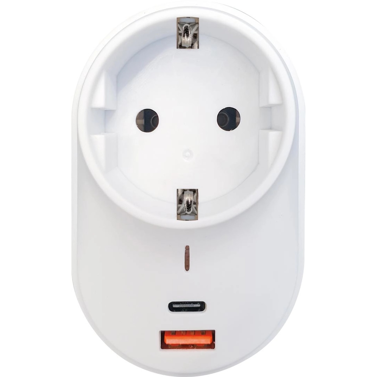 Schwaiger® 230V Steckdosenadapter USB Typ A und C - 360° rotierbar ...